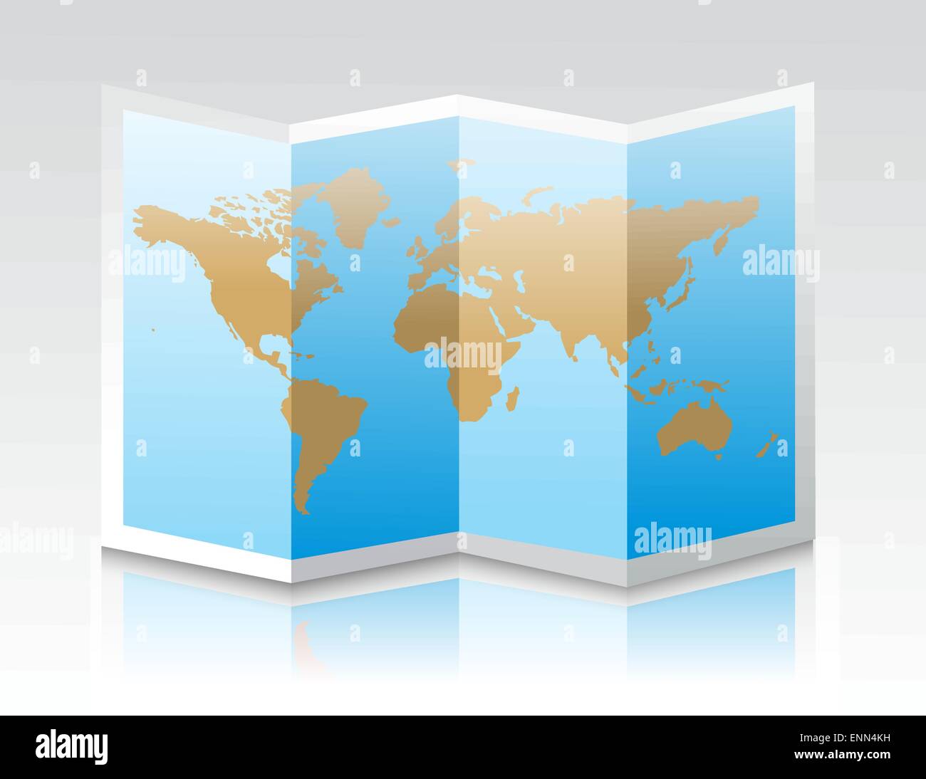 Map of world vector hi-res stock photography and images - Alamy
