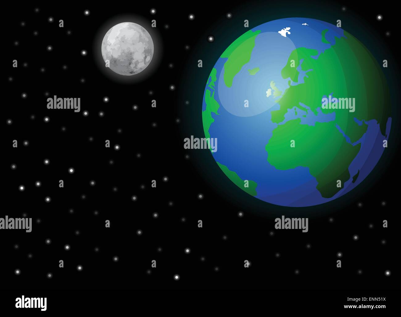 Pichers Of A Moon Earth