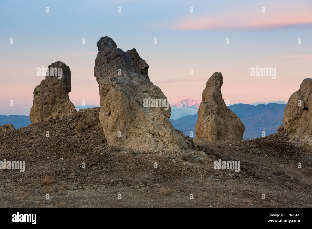 Telescope Peak from the Trona Pinnacles Stock Photo - Alamy