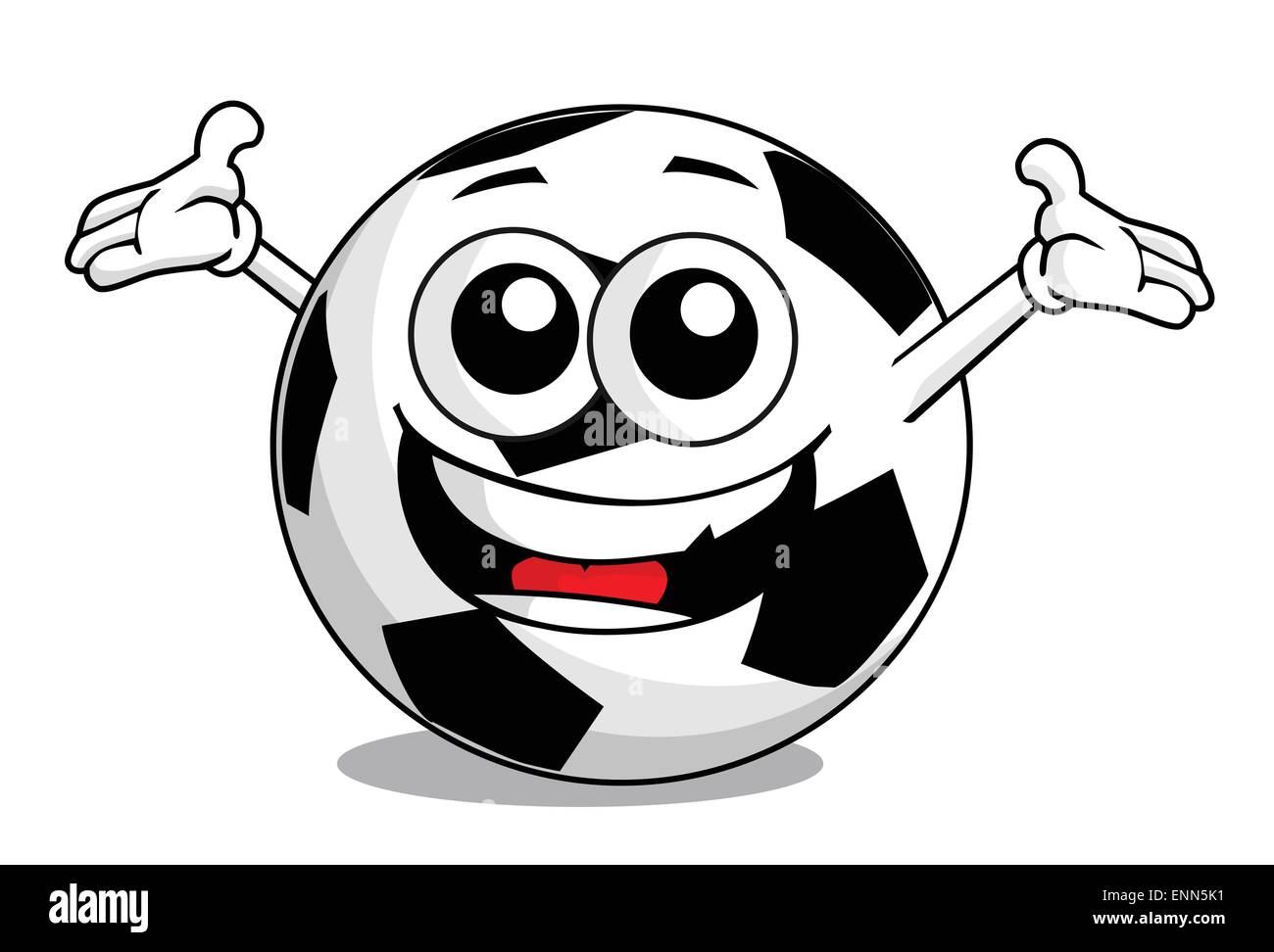 Cartoon soccer ball Stock Vector Image & Art - Alamy