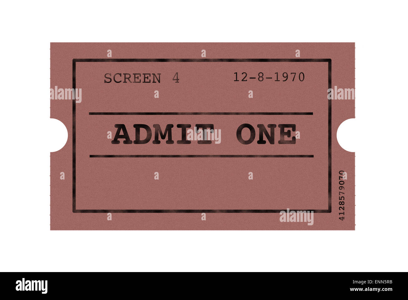 Drawing ticket cinema Stock Photo - Alamy