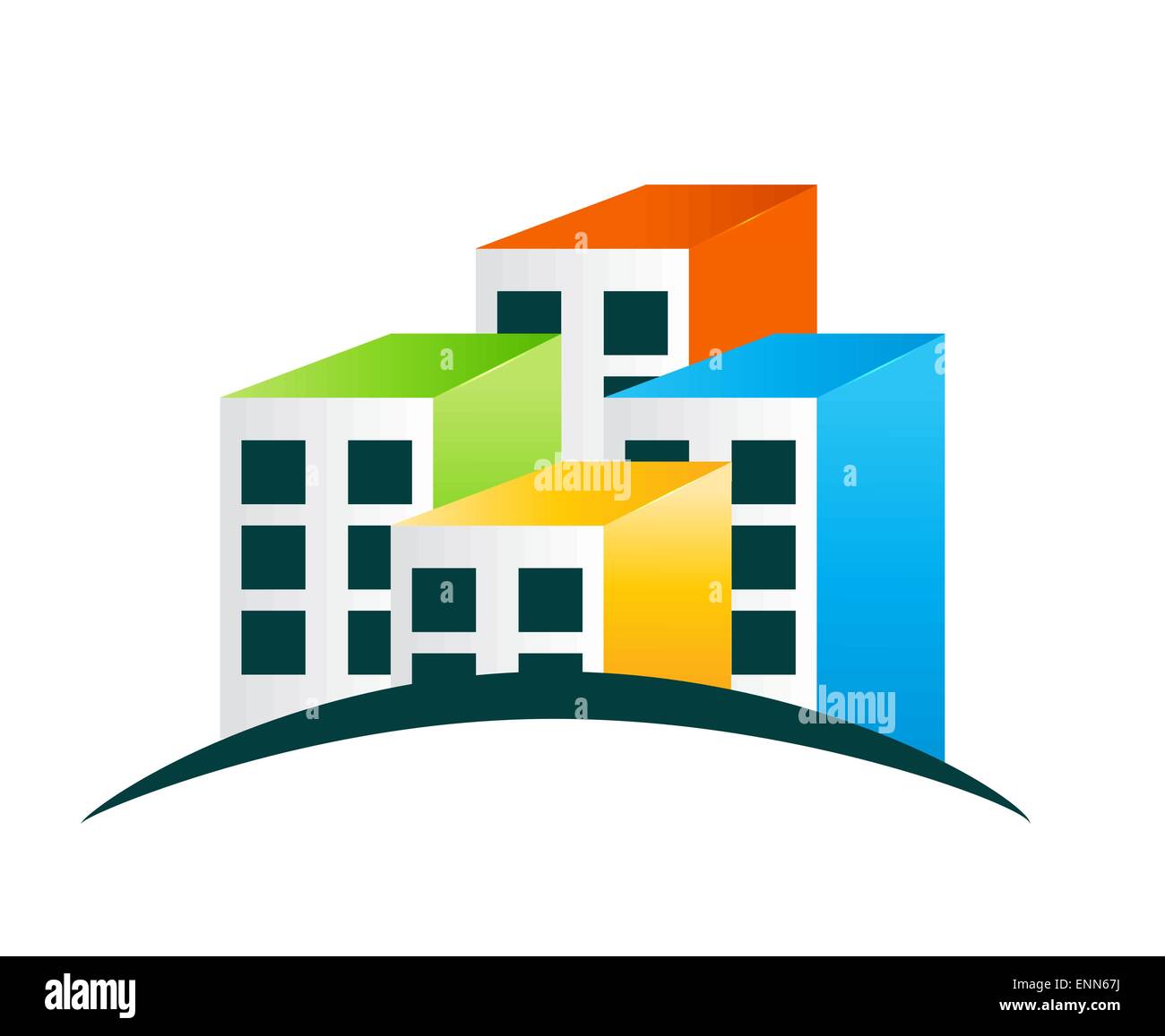 Houses Logo Vector Illustration EPS10 Stock Vector Image & Art - Alamy