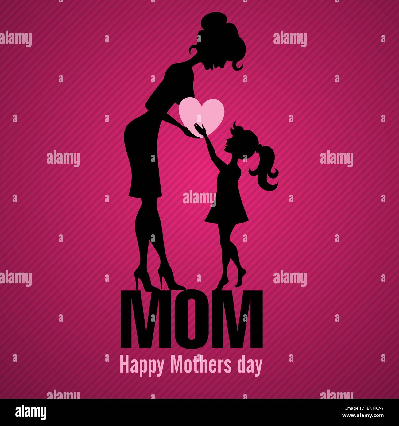 Happy Mothers Day Stock Vector Image & Art - Alamy