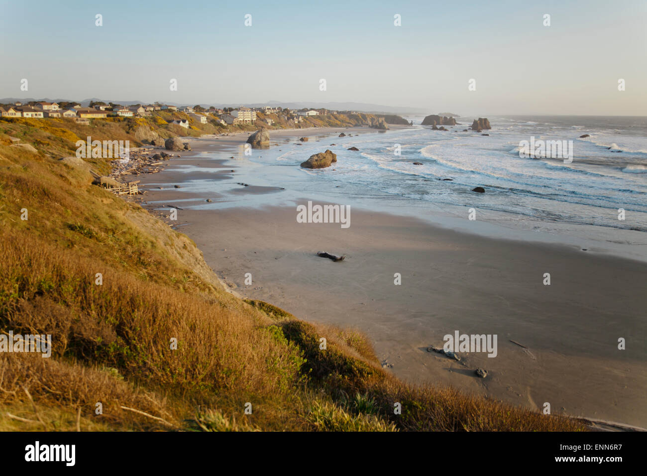 Bandon Bay, Oregon Stock Photo - Alamy