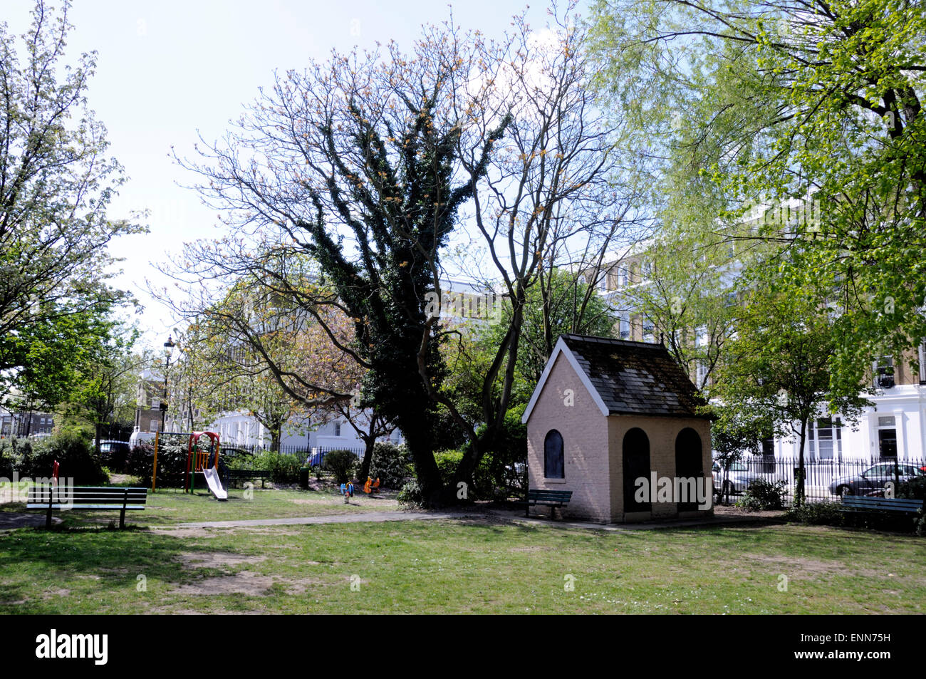 Milner Square Garden, London Borough of Islington, England Britain UK ...