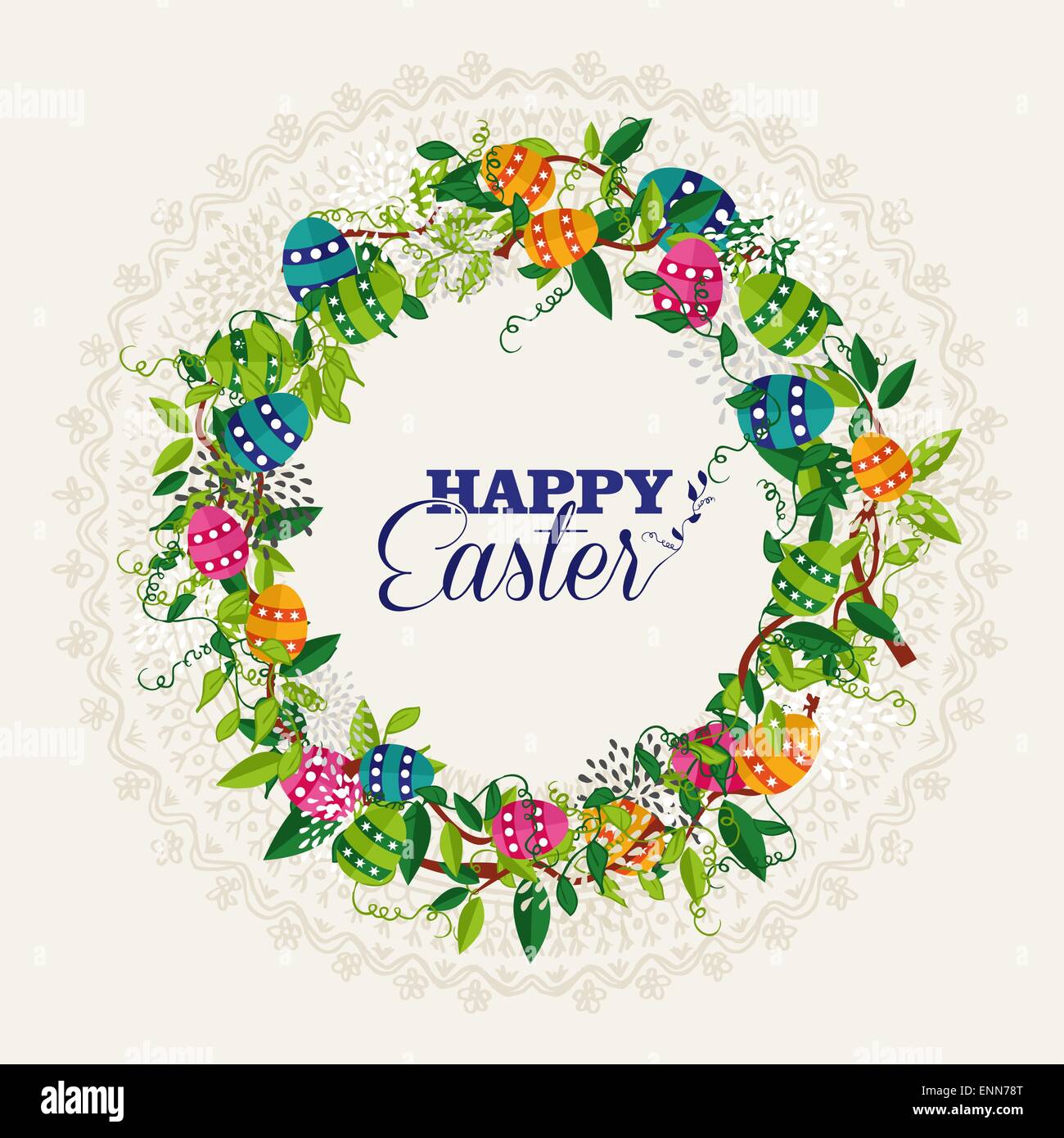 Elegant easter Stock Vector Images - Alamy