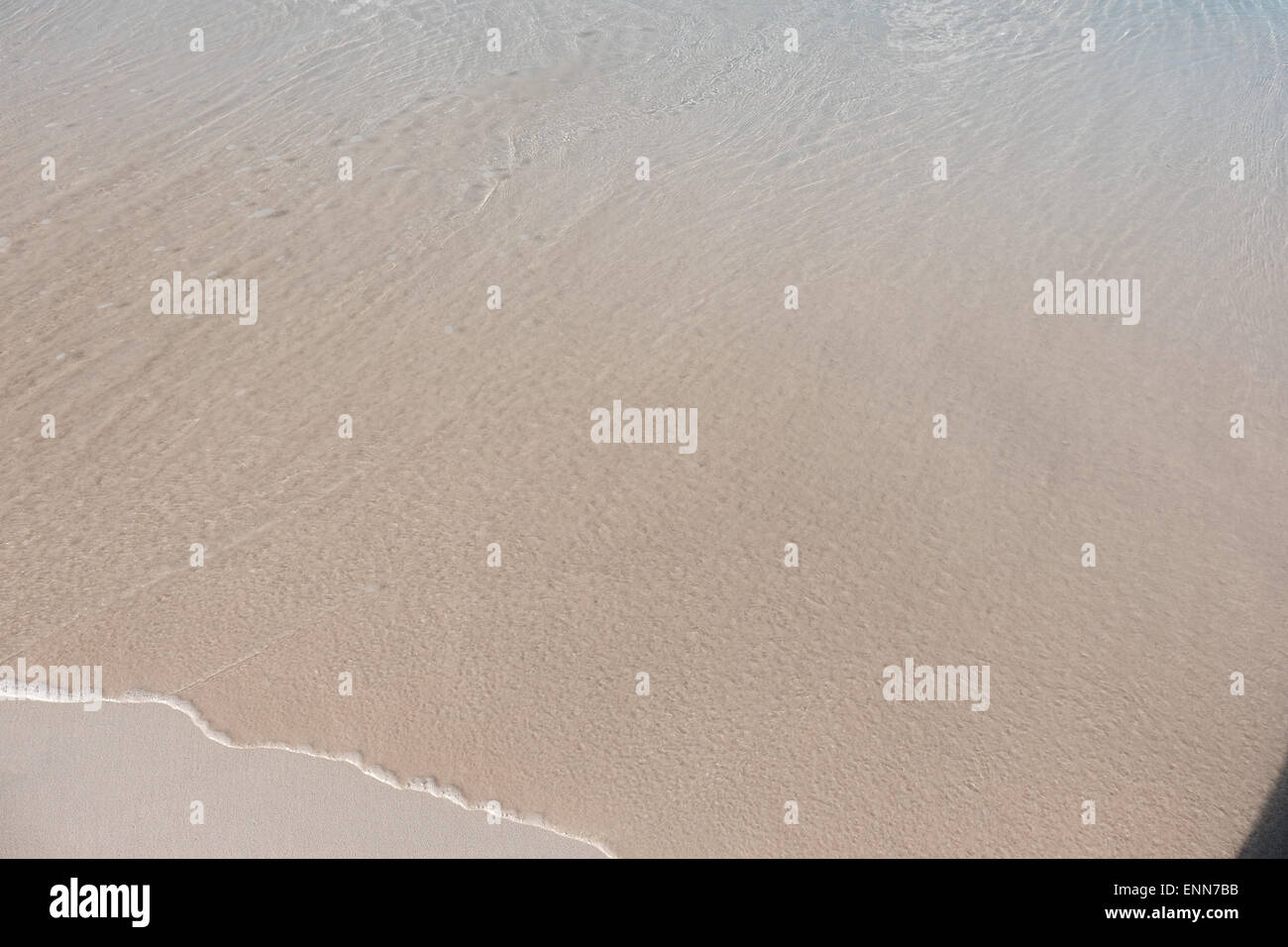 Gentle waves washing over sand hi-res stock photography and images - Alamy