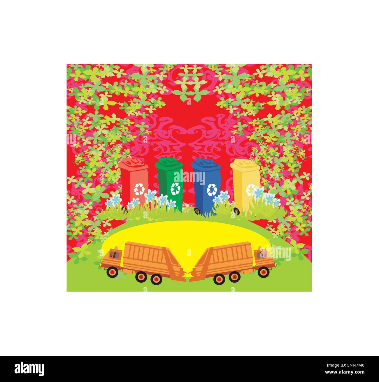 Segregation garbage card hi-res stock photography and images - Alamy