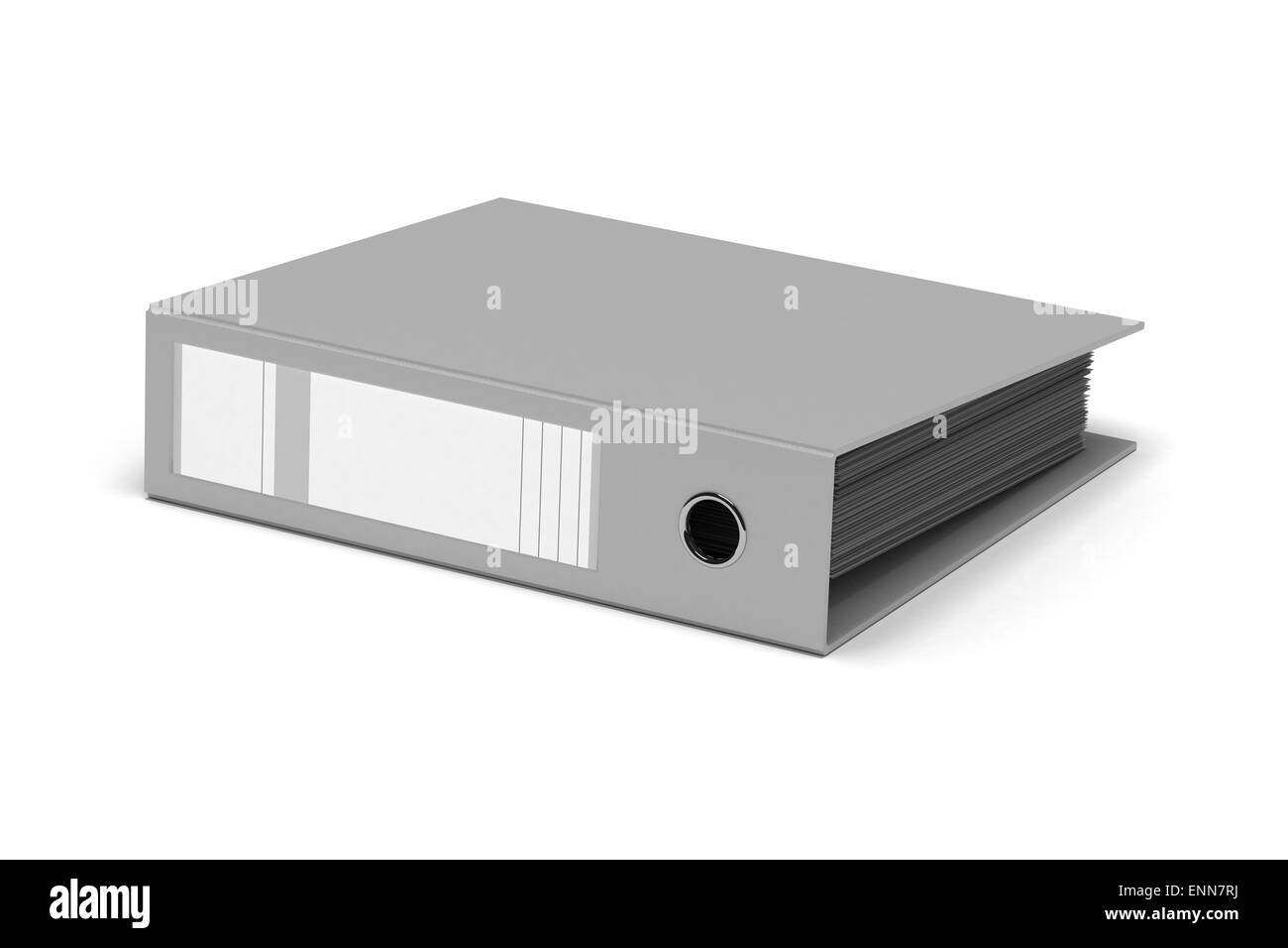 Single ring binder on white background Stock Photo - Alamy