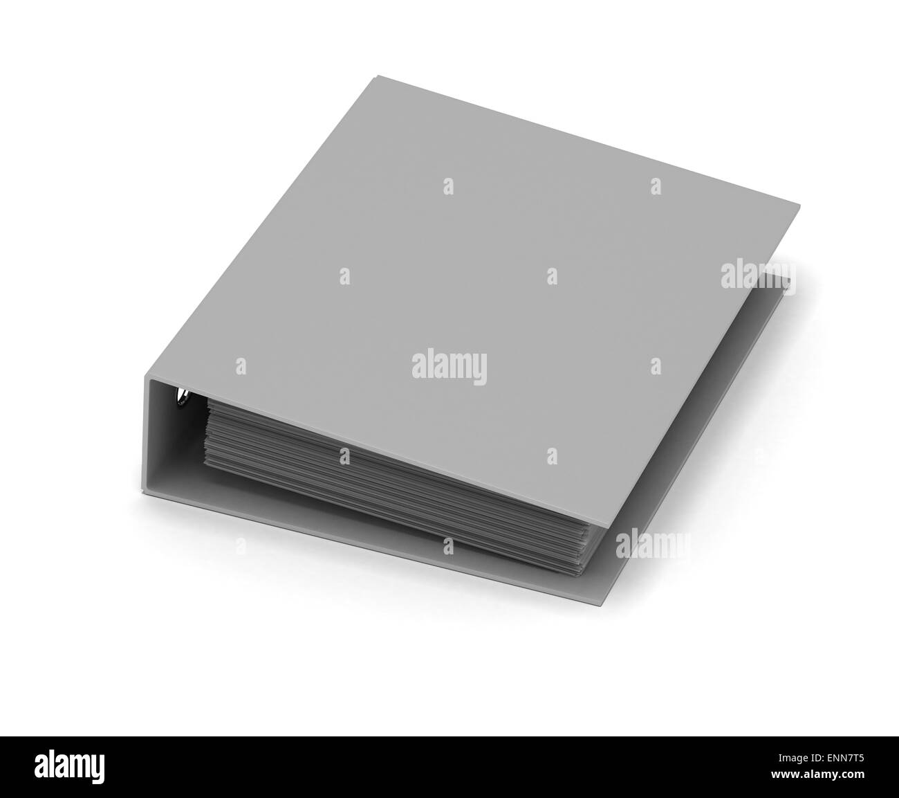 Single ring binder on white background Stock Photo - Alamy