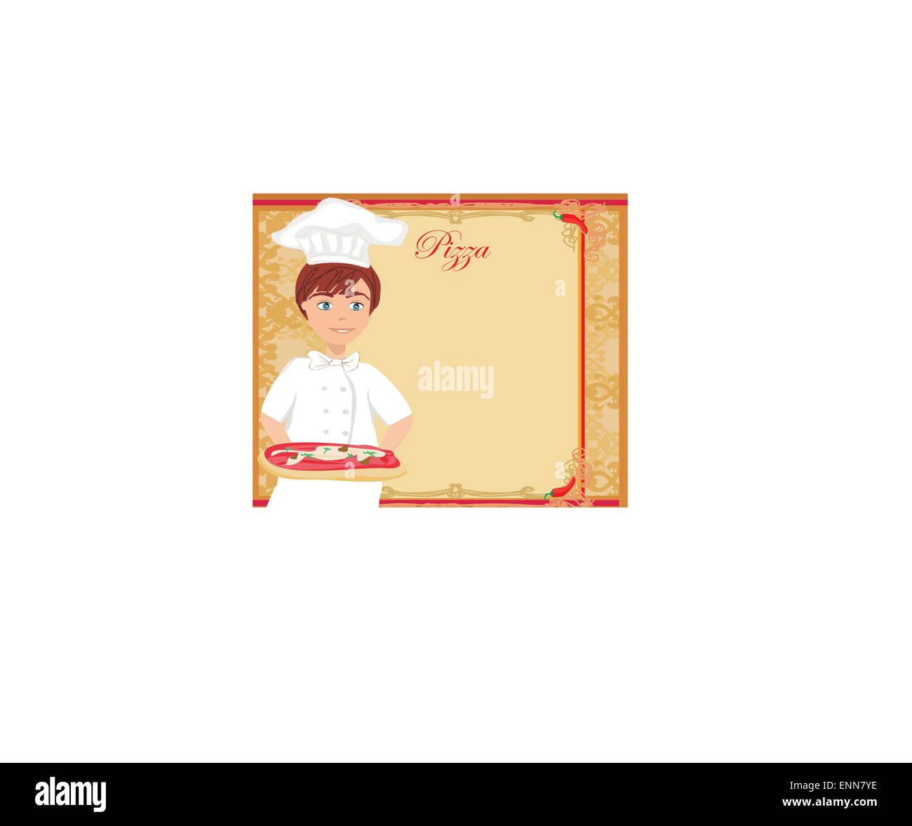 Pizza menu card hi-res stock photography and images - Alamy