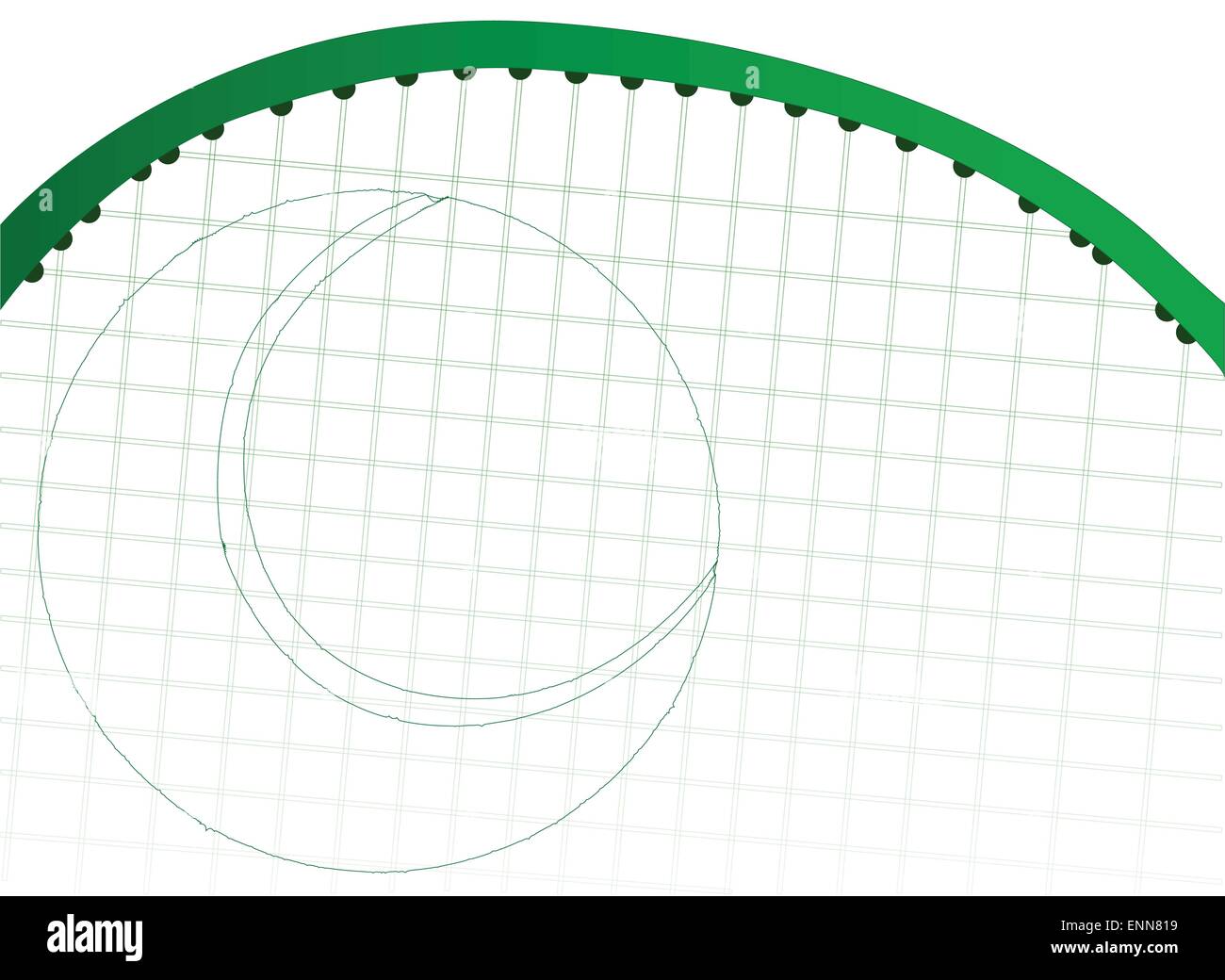 Strings of tennis racket Stock Vector Images - Alamy