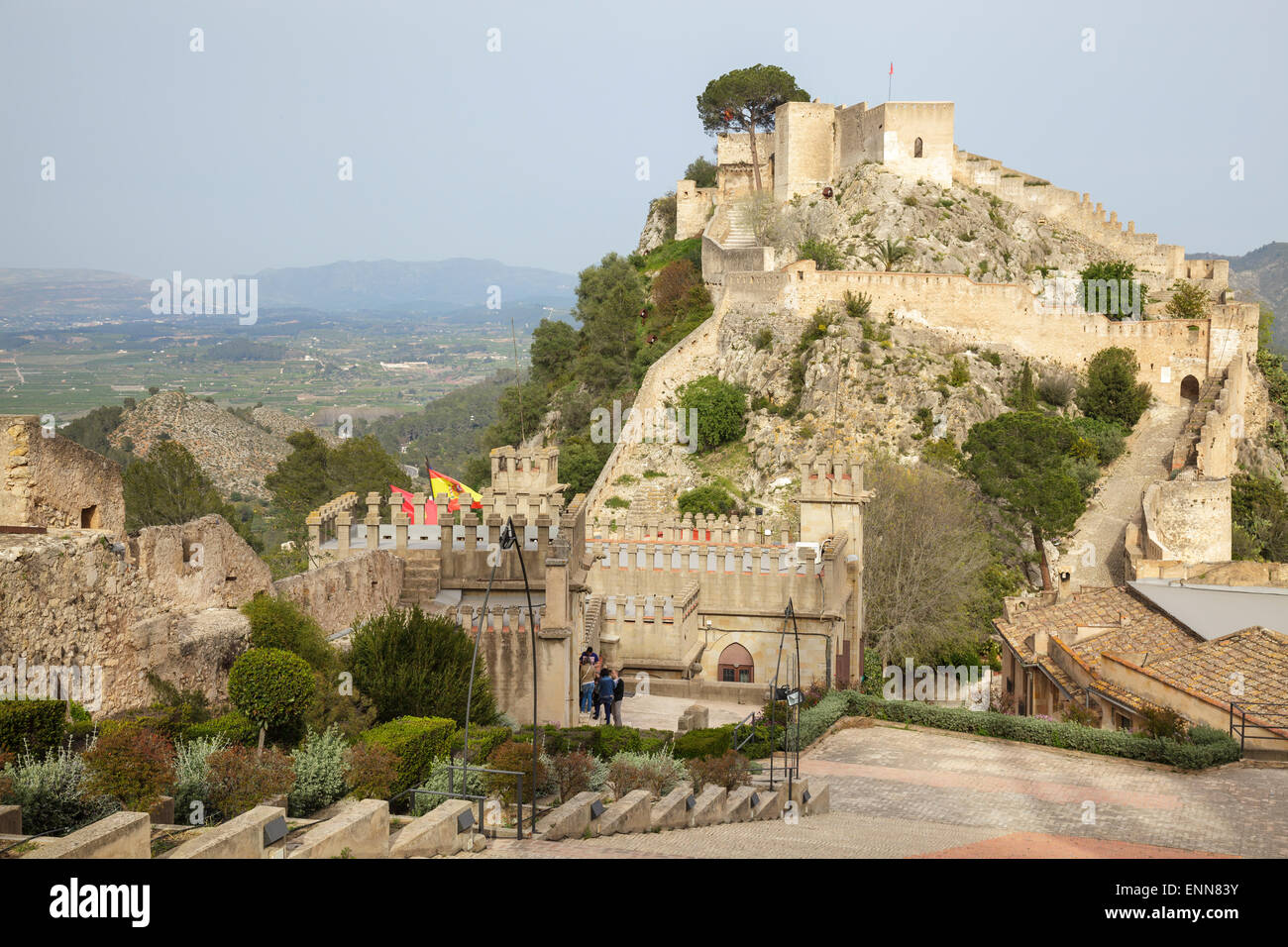 Xativa Castle, Valencia, Spain Stock Photo - Alamy