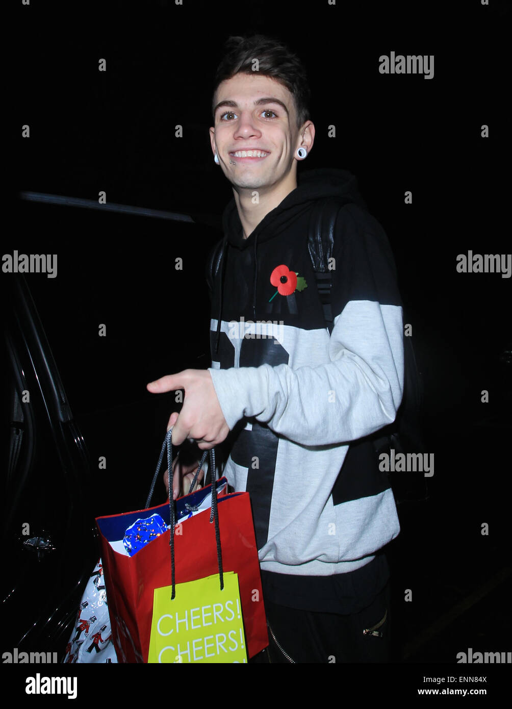 Tom Mann from the group Stereo Kicks celebrates his 21'st birthday ...