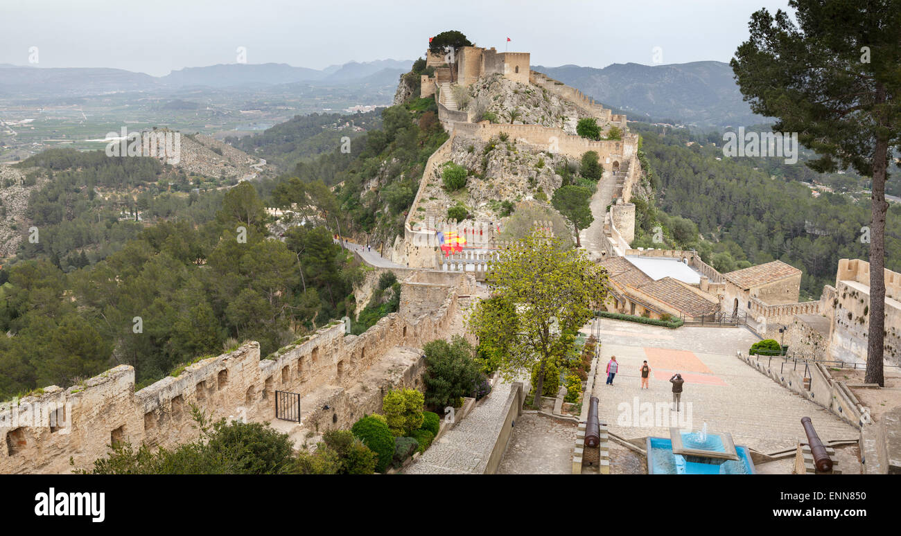 Xativa Castle, Valencia, Spain Stock Photo - Alamy