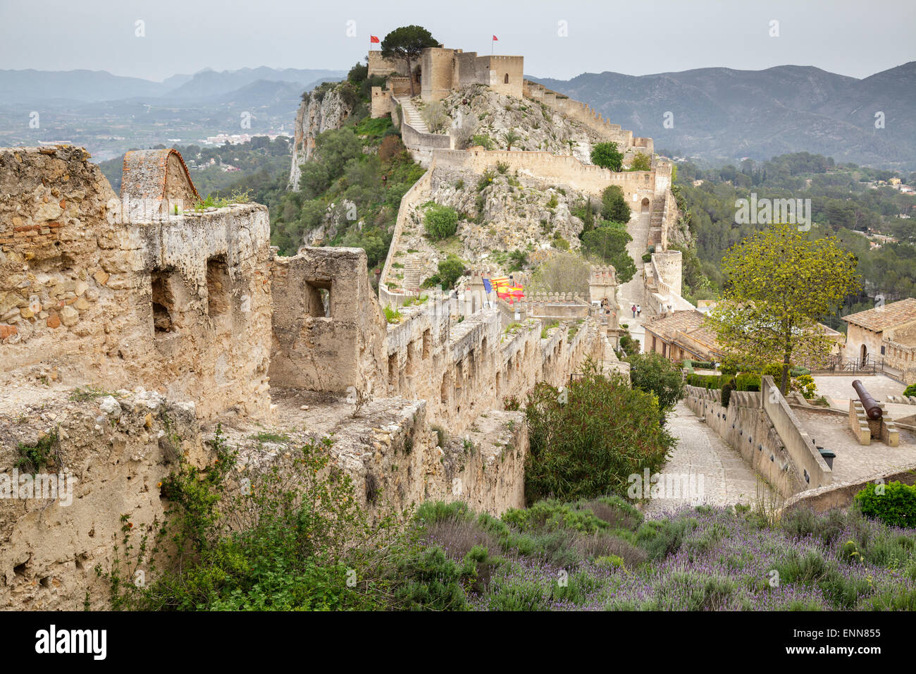 Xativa Castle, Valencia, Spain Stock Photo - Alamy