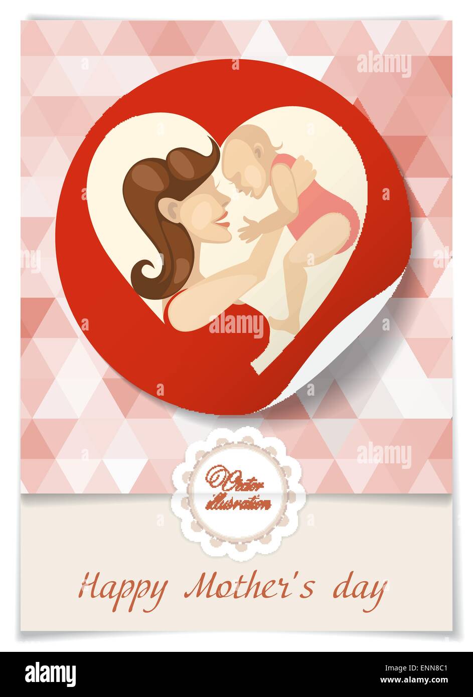 Happy Mother's Day Stock Vector Image & Art - Alamy