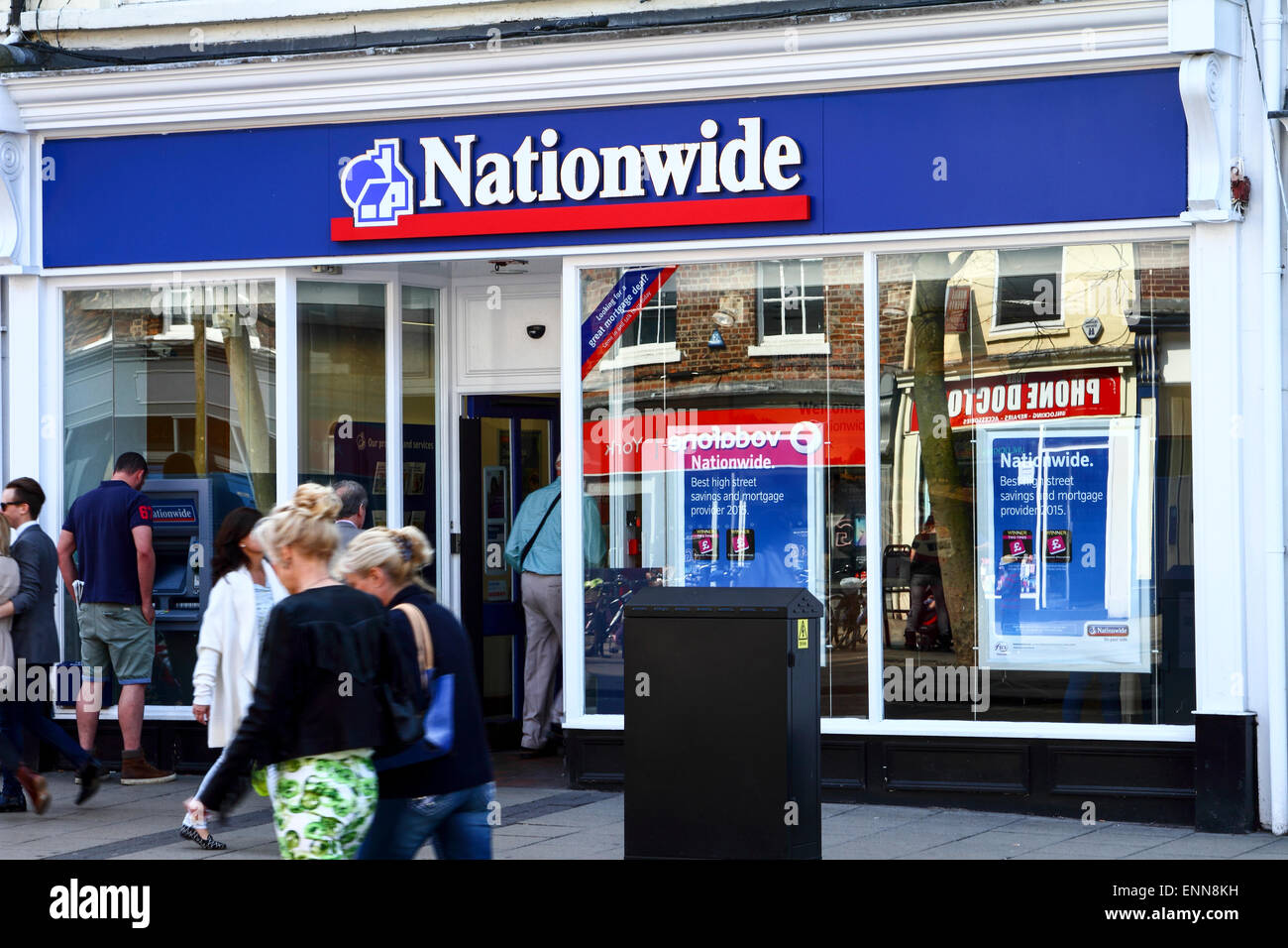 Nationwide building society customers hi-res stock photography and ...