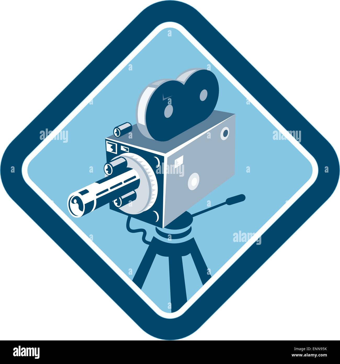 Vintage Movie Camera Clip Art