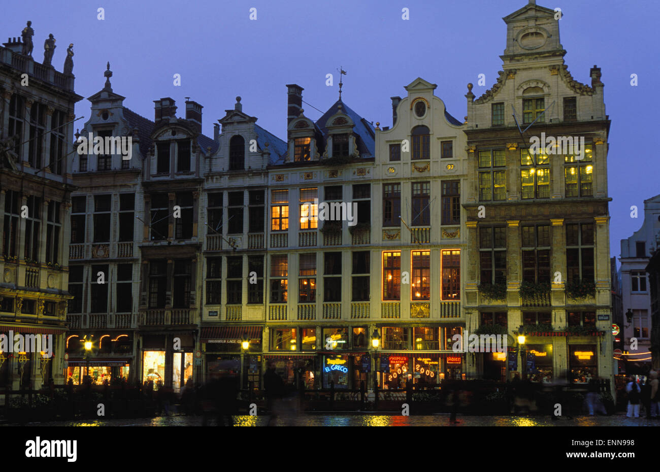BEL, Belgium, Brussels, houses at the Grand Place. BEL, Belgien ...
