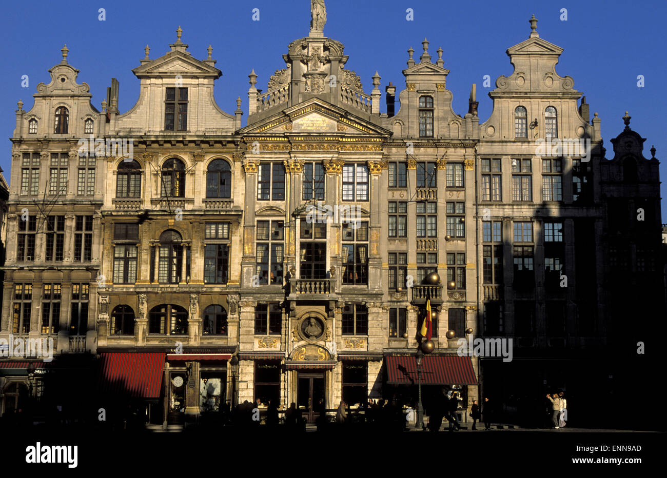 BEL, Belgium, Brussels, houses at the Grand Place. BEL, Belgien ...