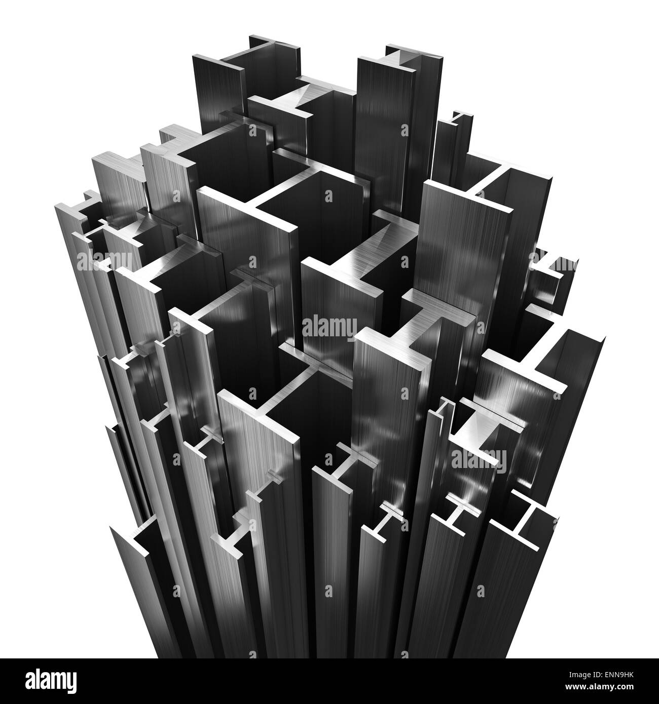 Steel profiles hi-res stock photography and images - Alamy