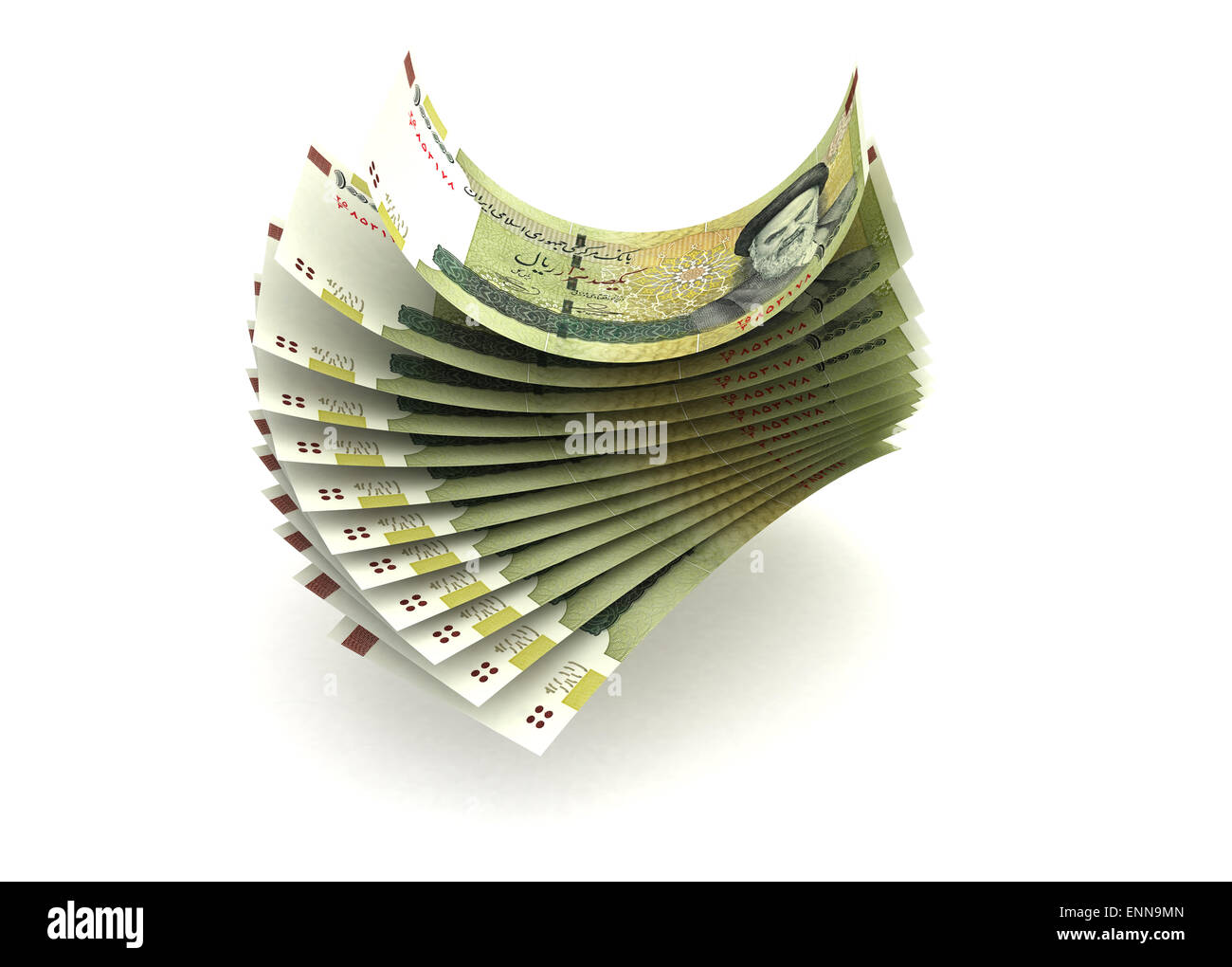 Iranian Rial (isolated with clipping path Stock Photo - Alamy