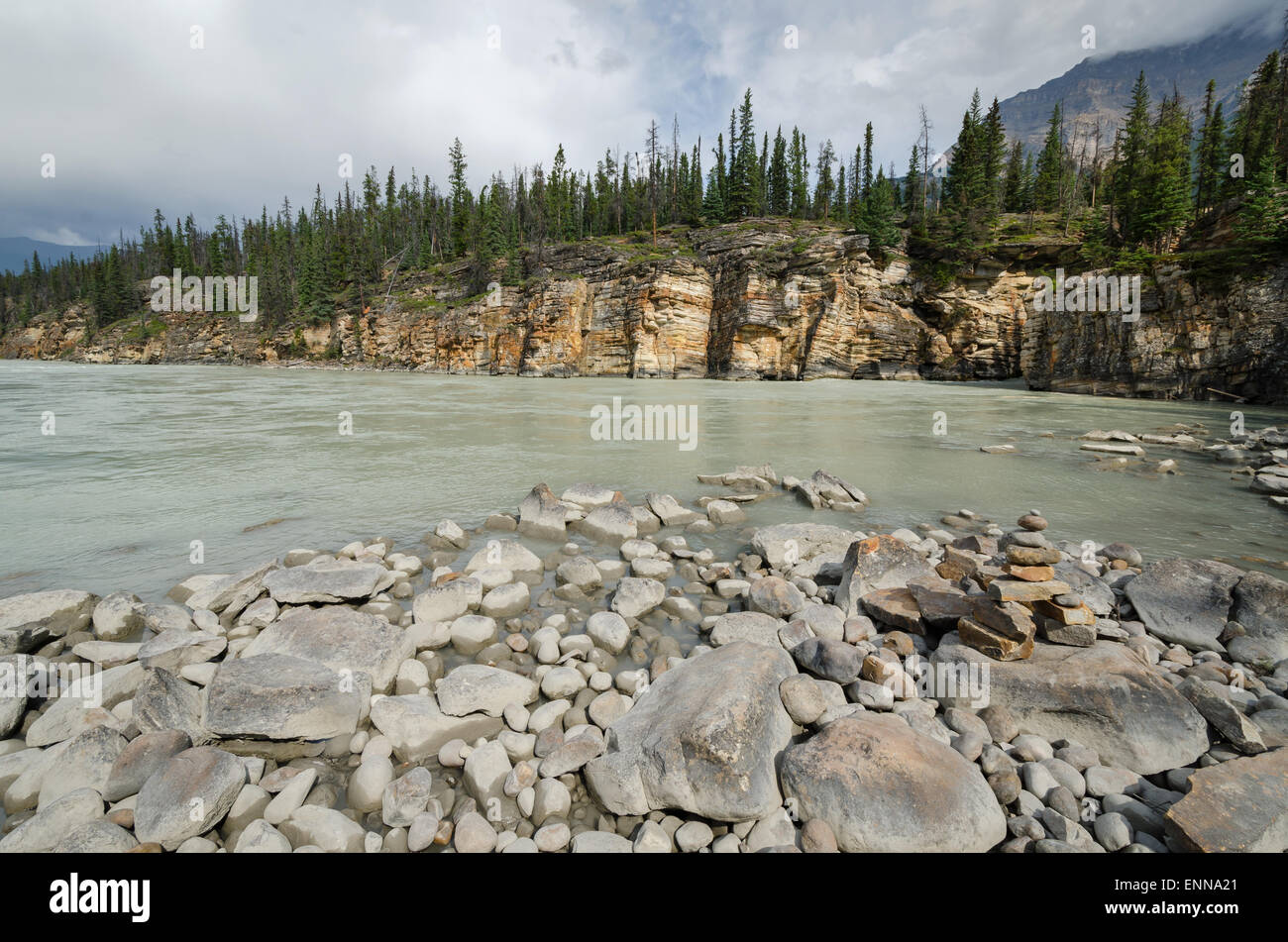Athabasca river landscape hi-res stock photography and images - Alamy