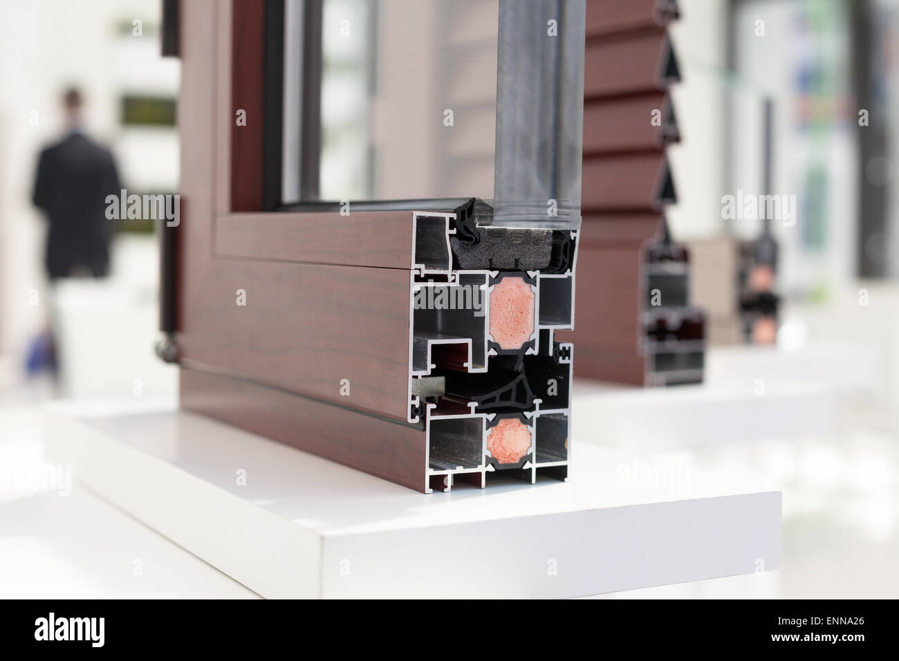 Cross section of pvc profile for window hi-res stock photography and ...