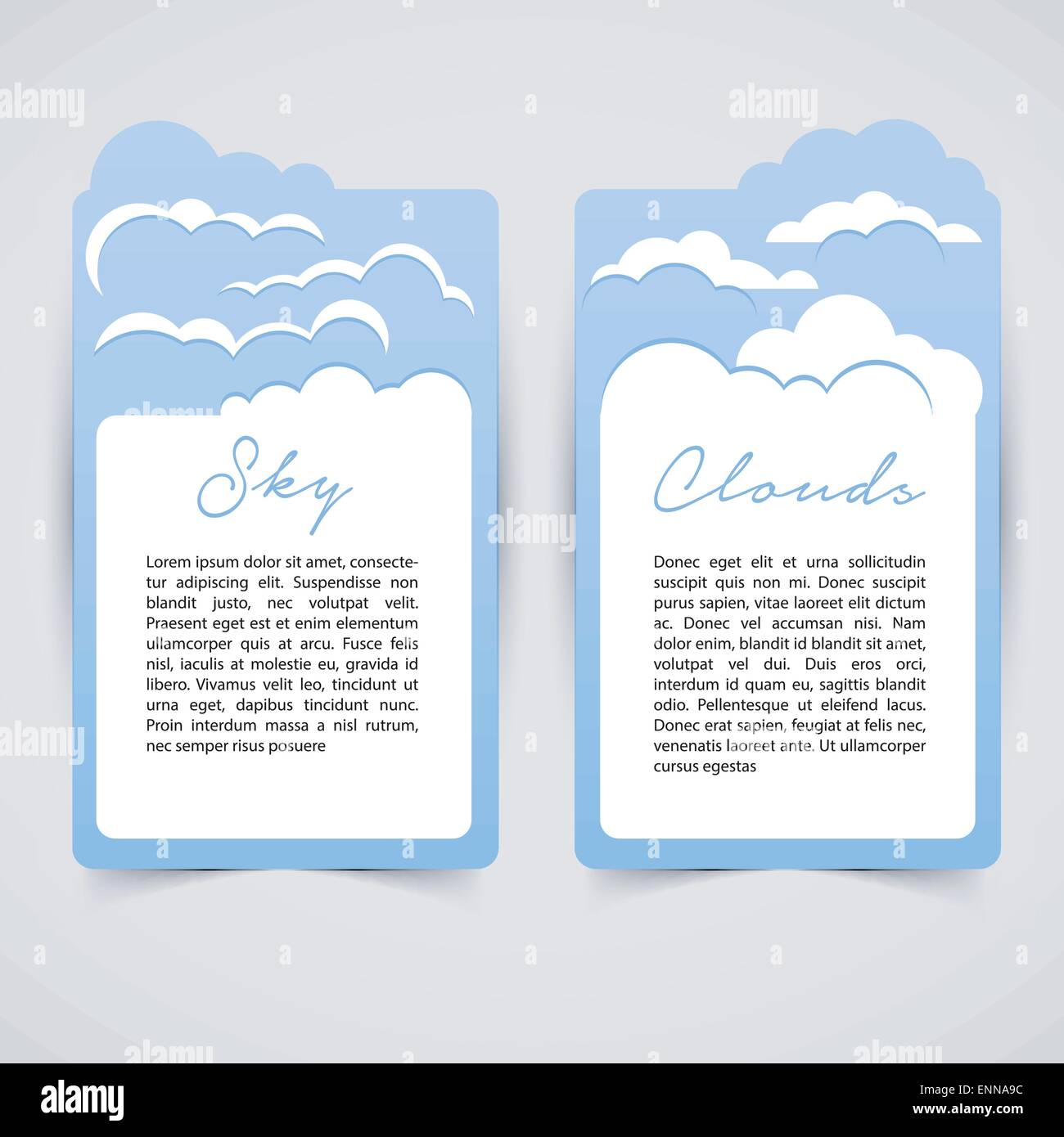 10 clouds sky Stock Vector Images - Alamy