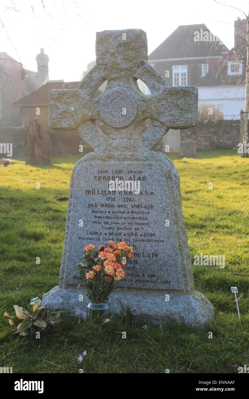 Spike milligan headstone hi-res stock photography and images - Alamy