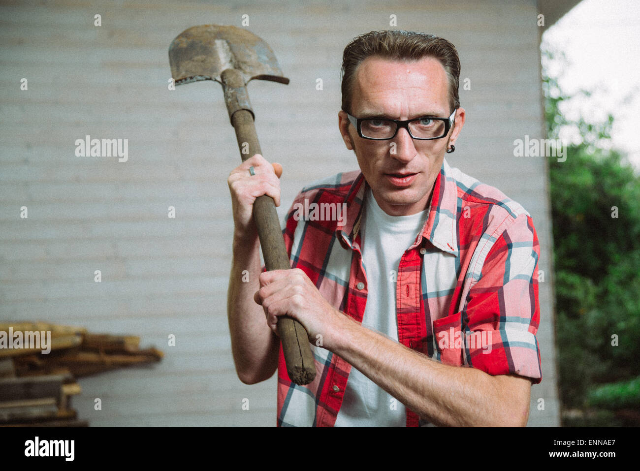 Angry farmer hi-res stock photography and images - Alamy