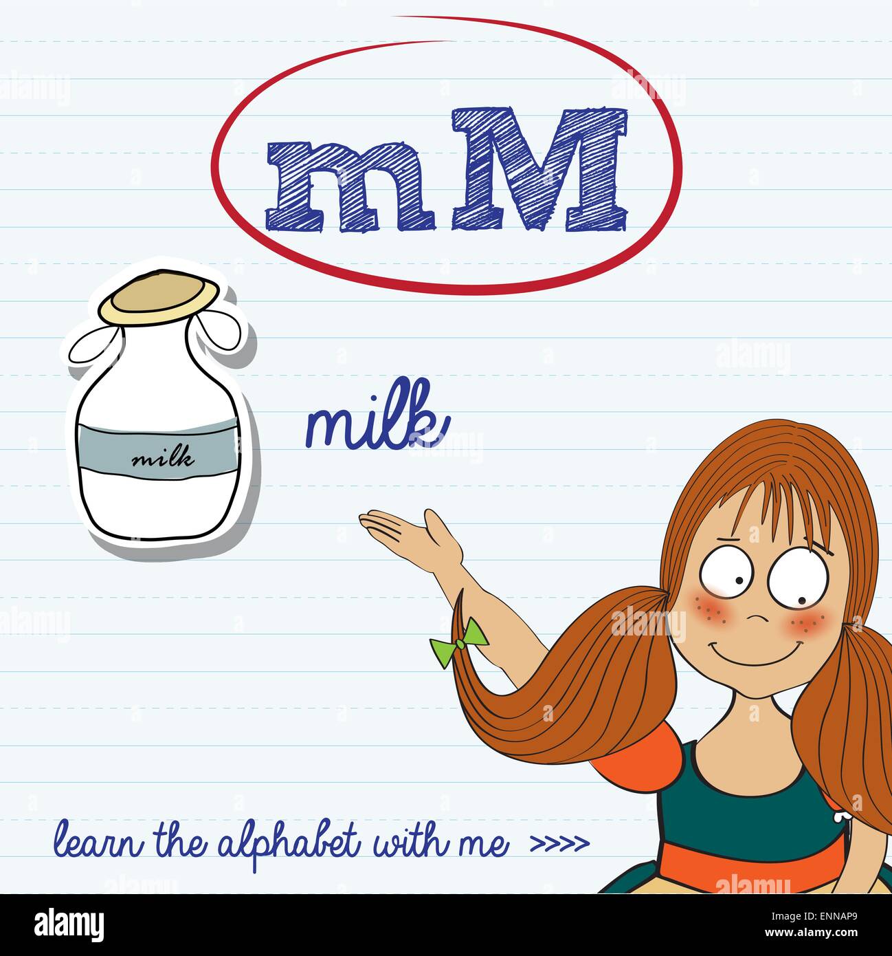 Milk m Stock Vector Images - Alamy