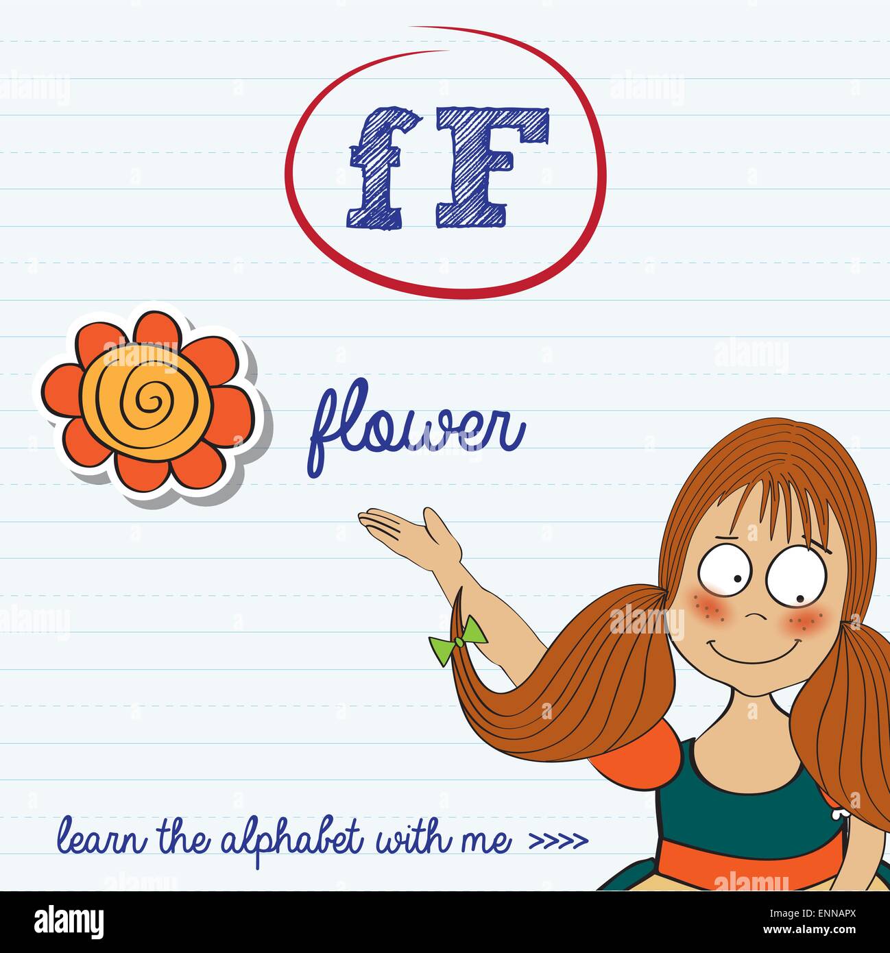 Cartoon letter f hi-res stock photography and images - Alamy