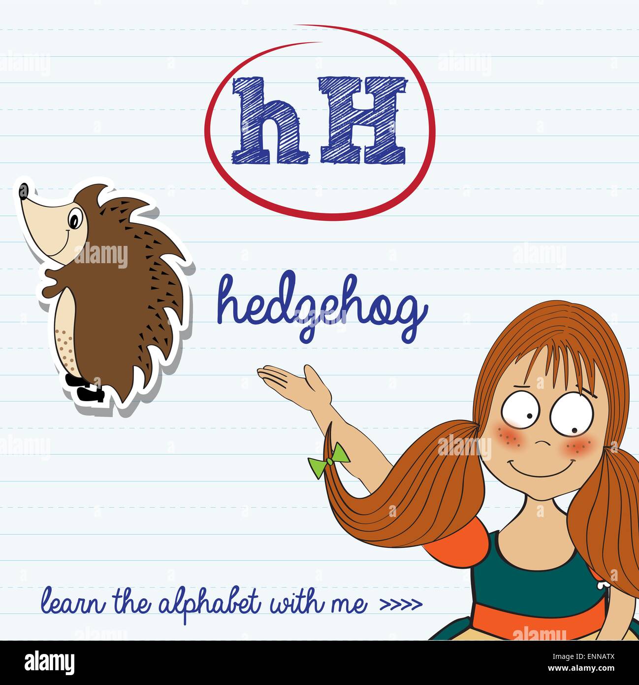 Preschool alphabet worksheet hi-res stock photography and images - Alamy