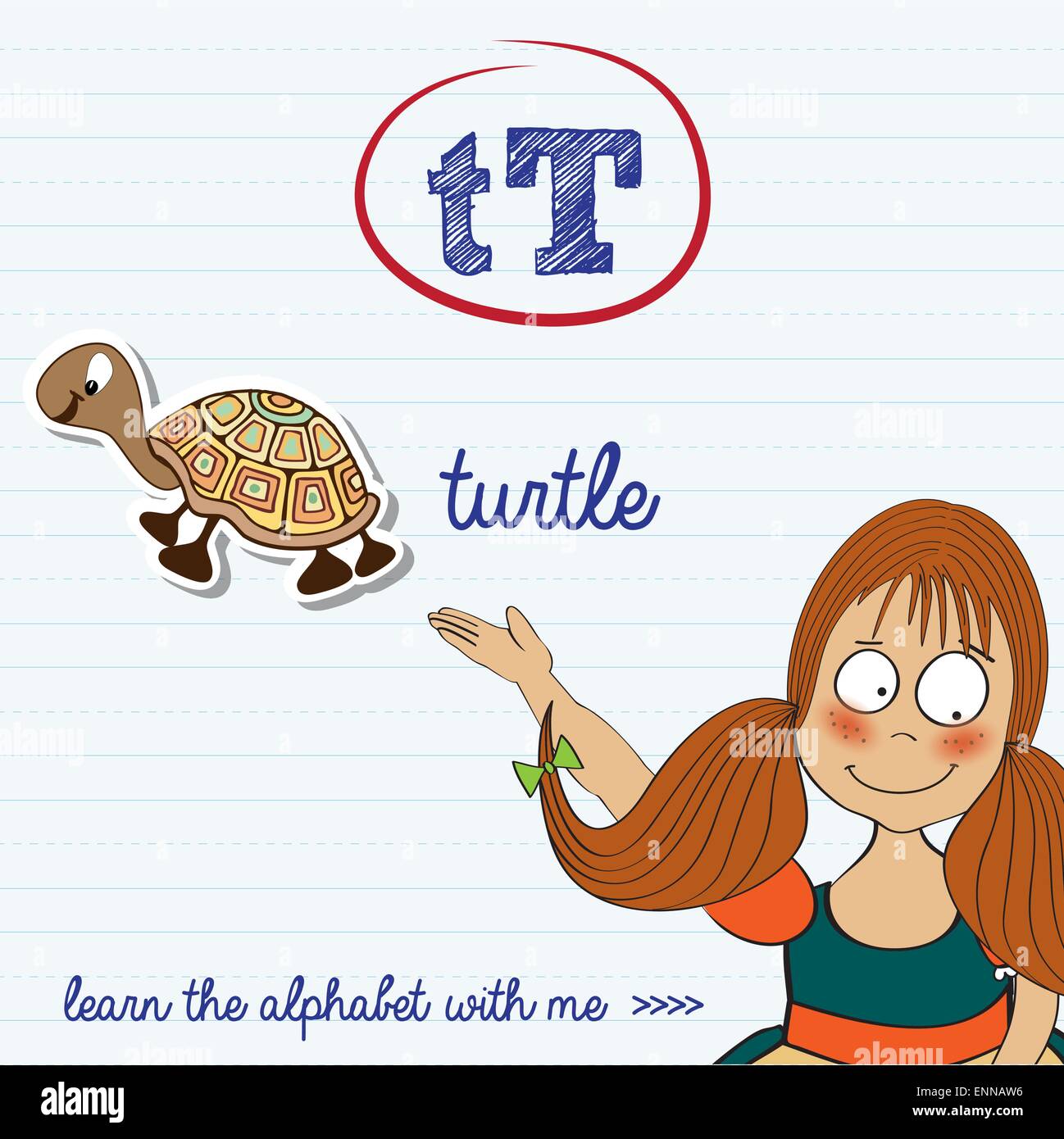 alphabet worksheet of the letter t Stock Vector Image & Art - Alamy