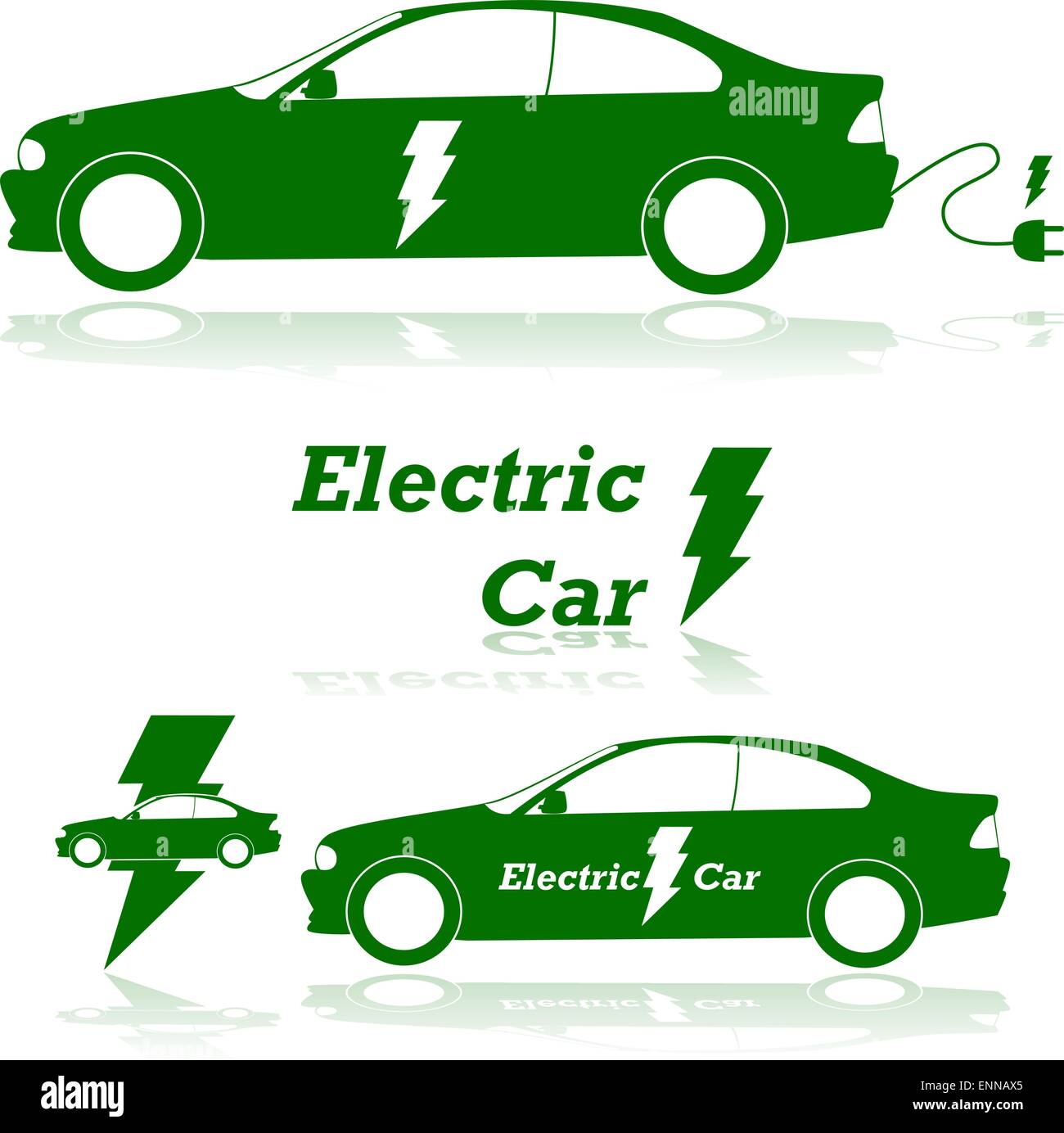 Light electric car Stock Vector Images - Alamy