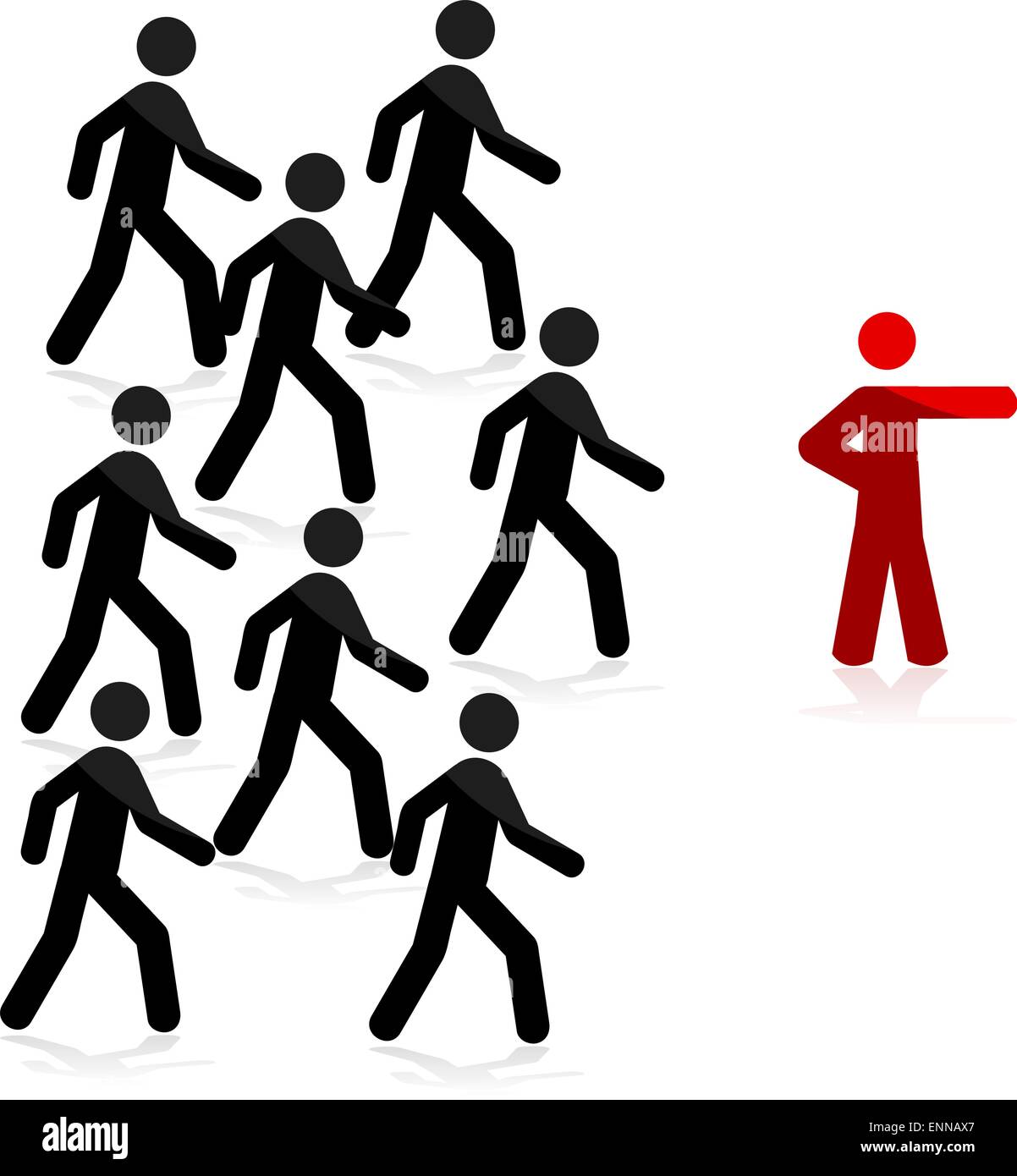 Example leader Stock Vector Images - Alamy