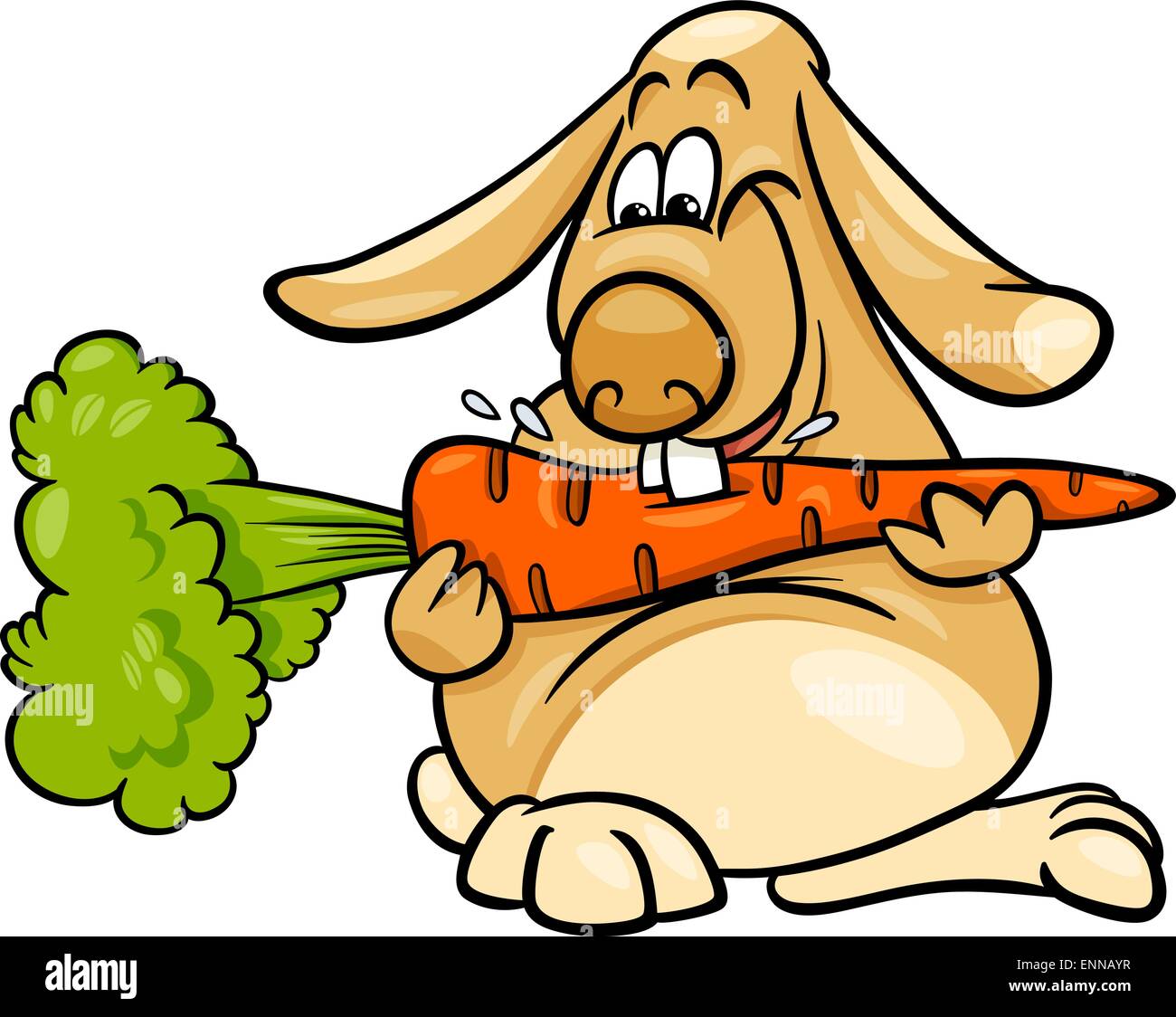 Lop eared rabbit Stock Vector Images - Alamy