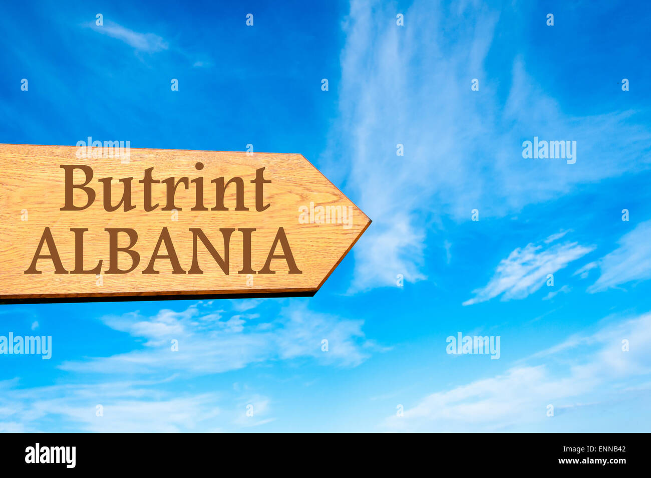 Albania road sign hi-res stock photography and images - Alamy