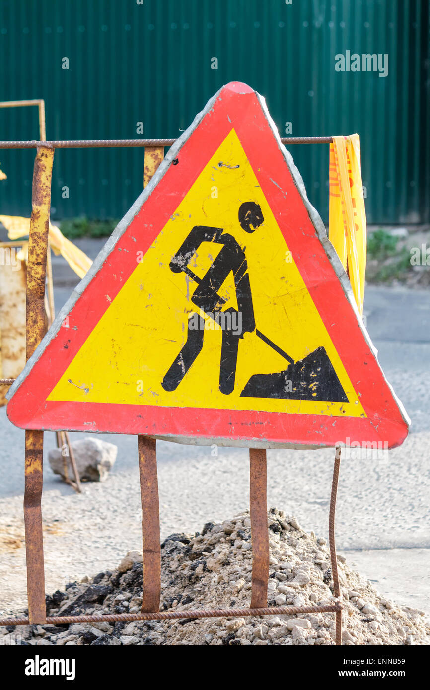 Men At Work Sign Stock Photos & Men At Work Sign Stock Images - Alamy