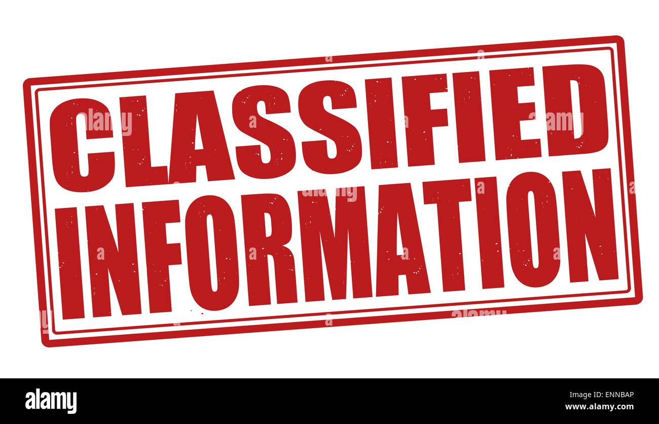 Classified Documents Stamp