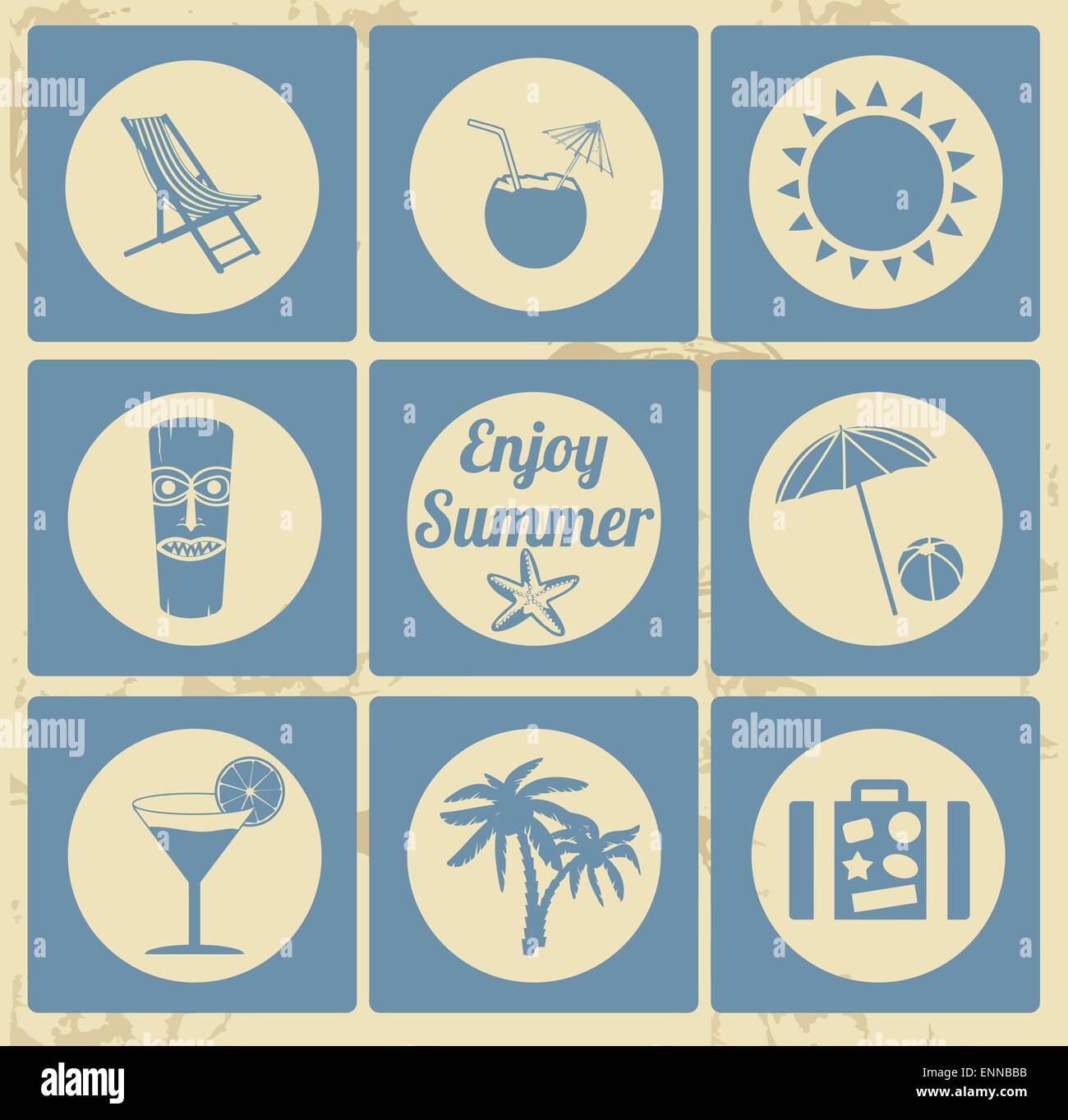 Holidays icon set Stock Vector Image & Art - Alamy