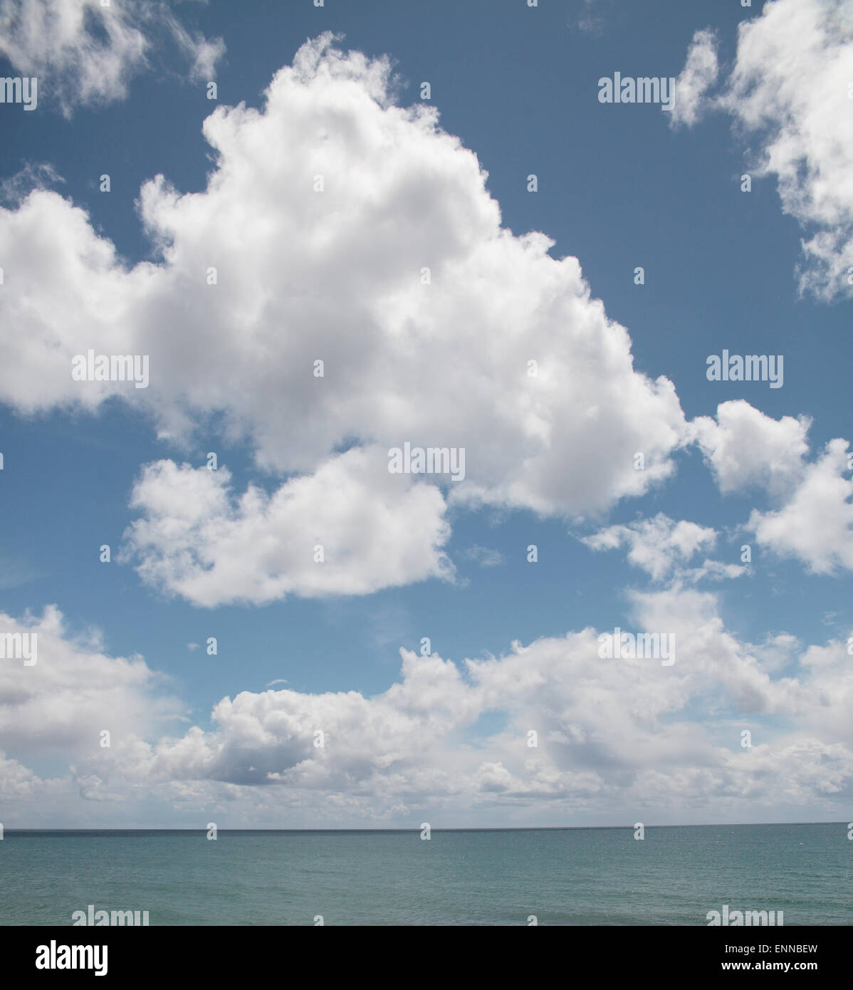landscape with sky clouds and sea Stock Photo - Alamy