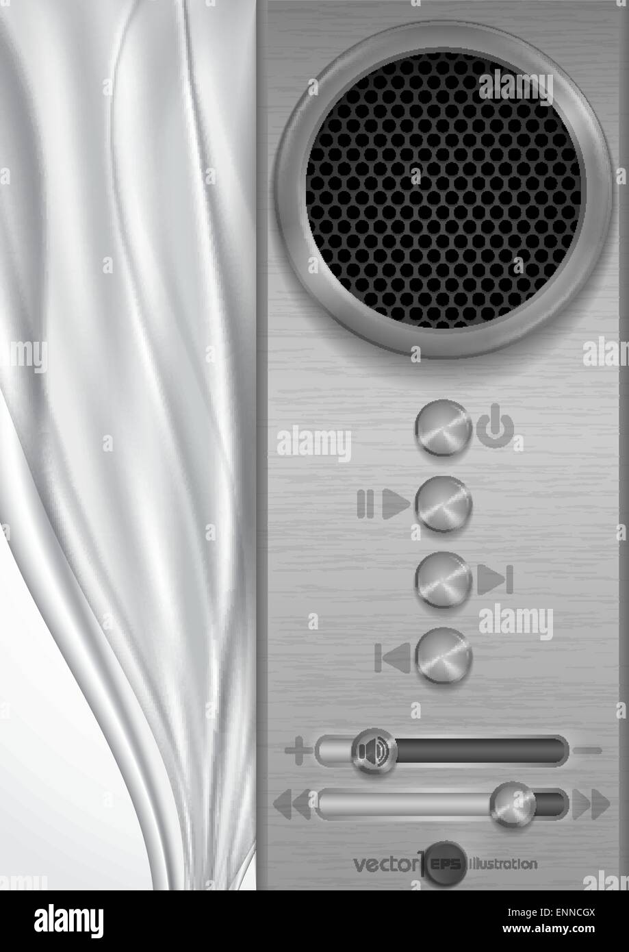 Abstract Speaker Concept Design Stock Vector Image & Art - Alamy