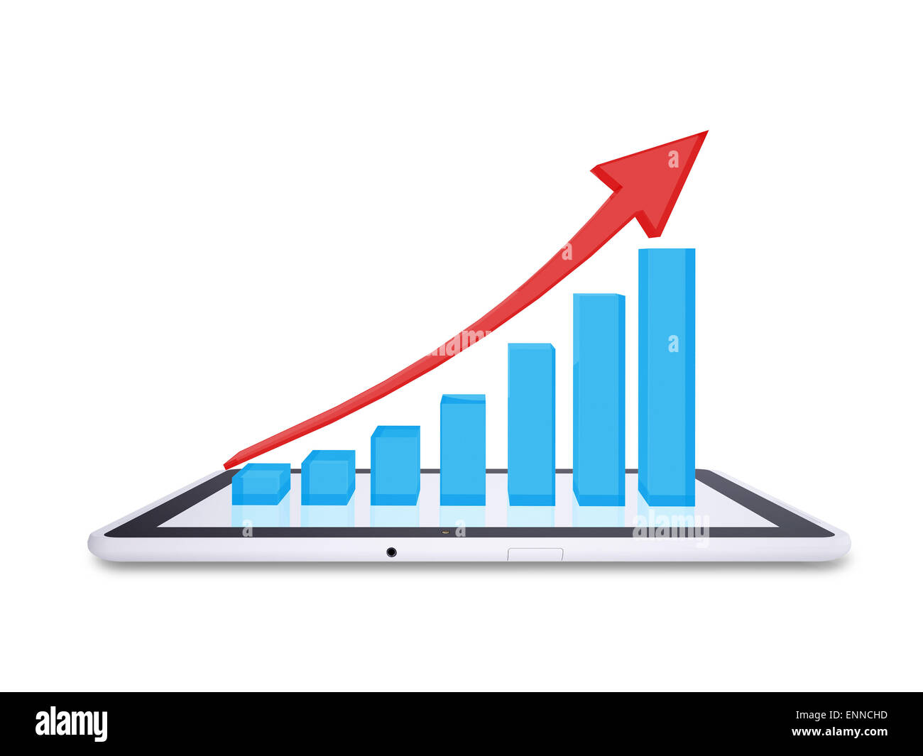 Tablet graph isolated hi-res stock photography and images - Alamy