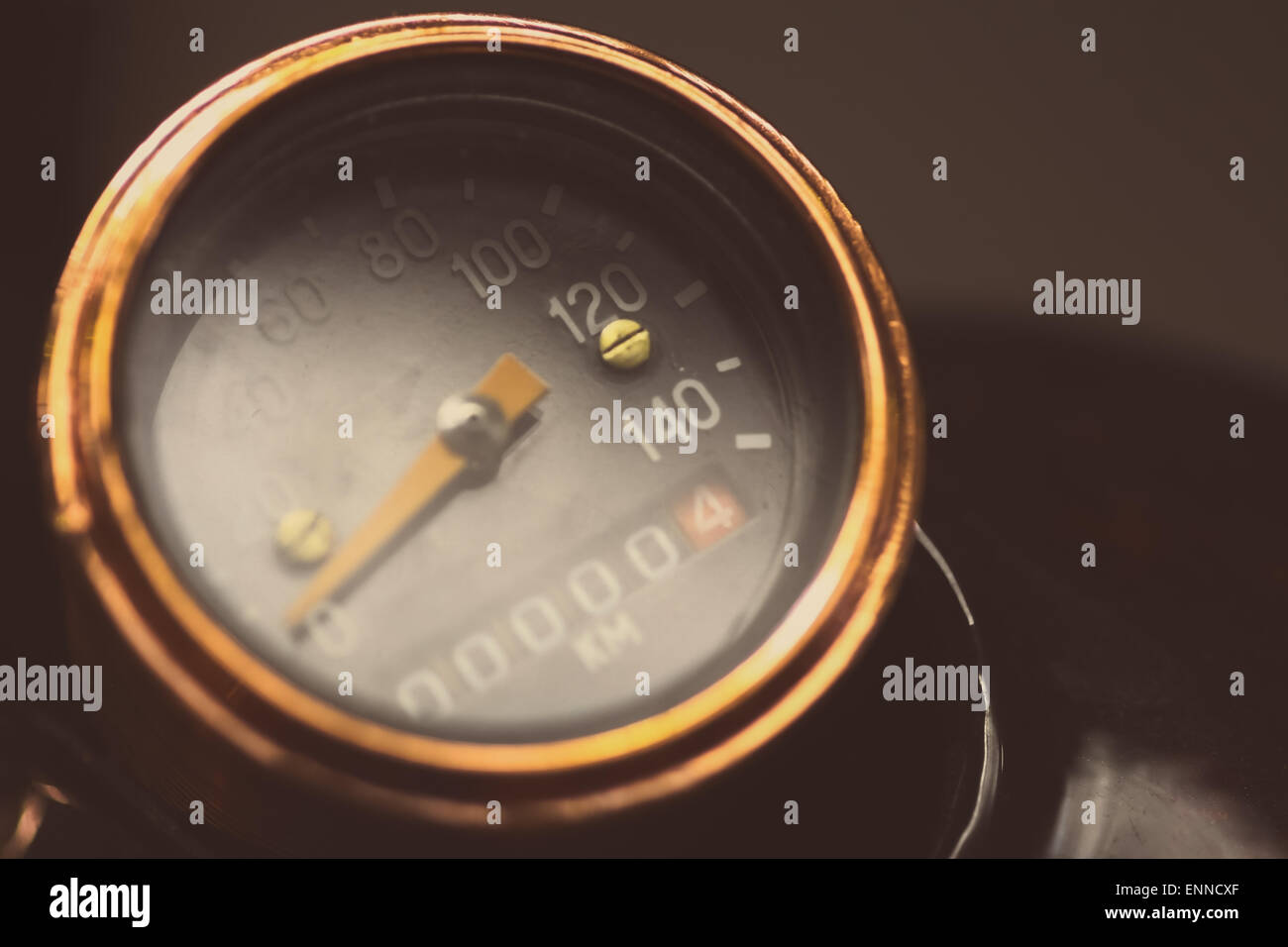 Color detail with the speedometer of a motorcycle Stock Photo - Alamy