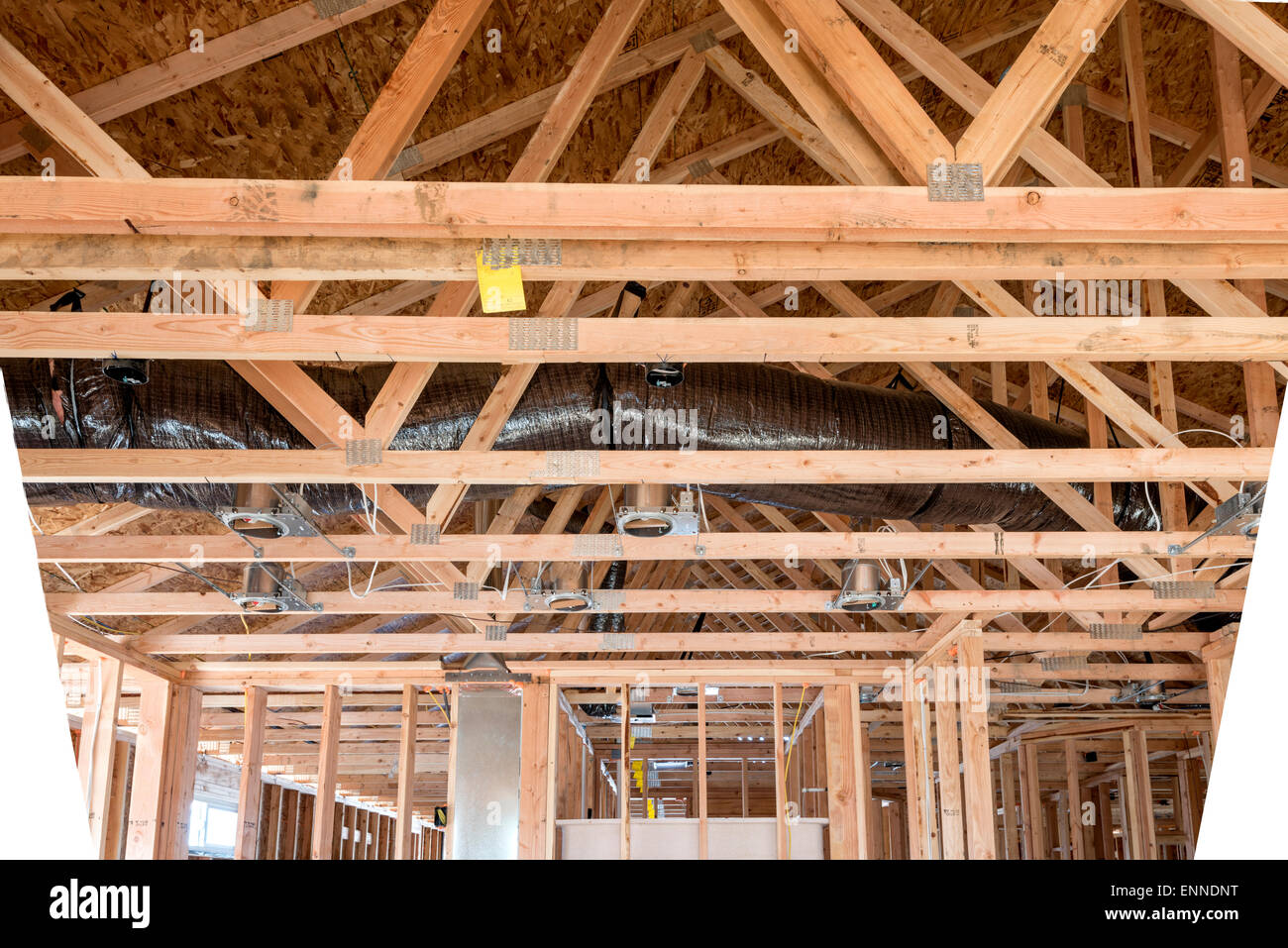 New home construction ceiling detail Stock Photo - Alamy