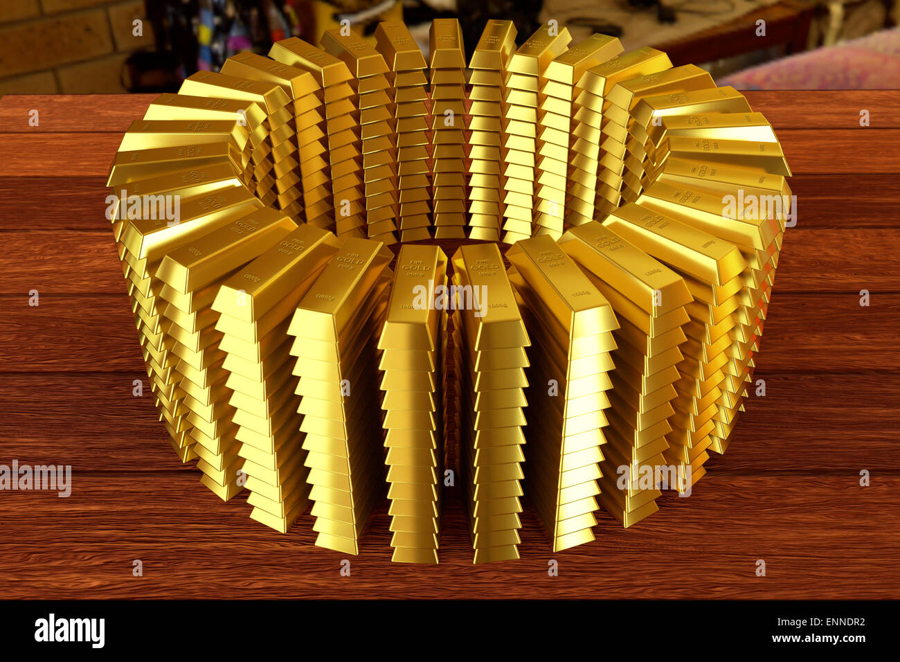 Gold ingot shape hi-res stock photography and images - Alamy