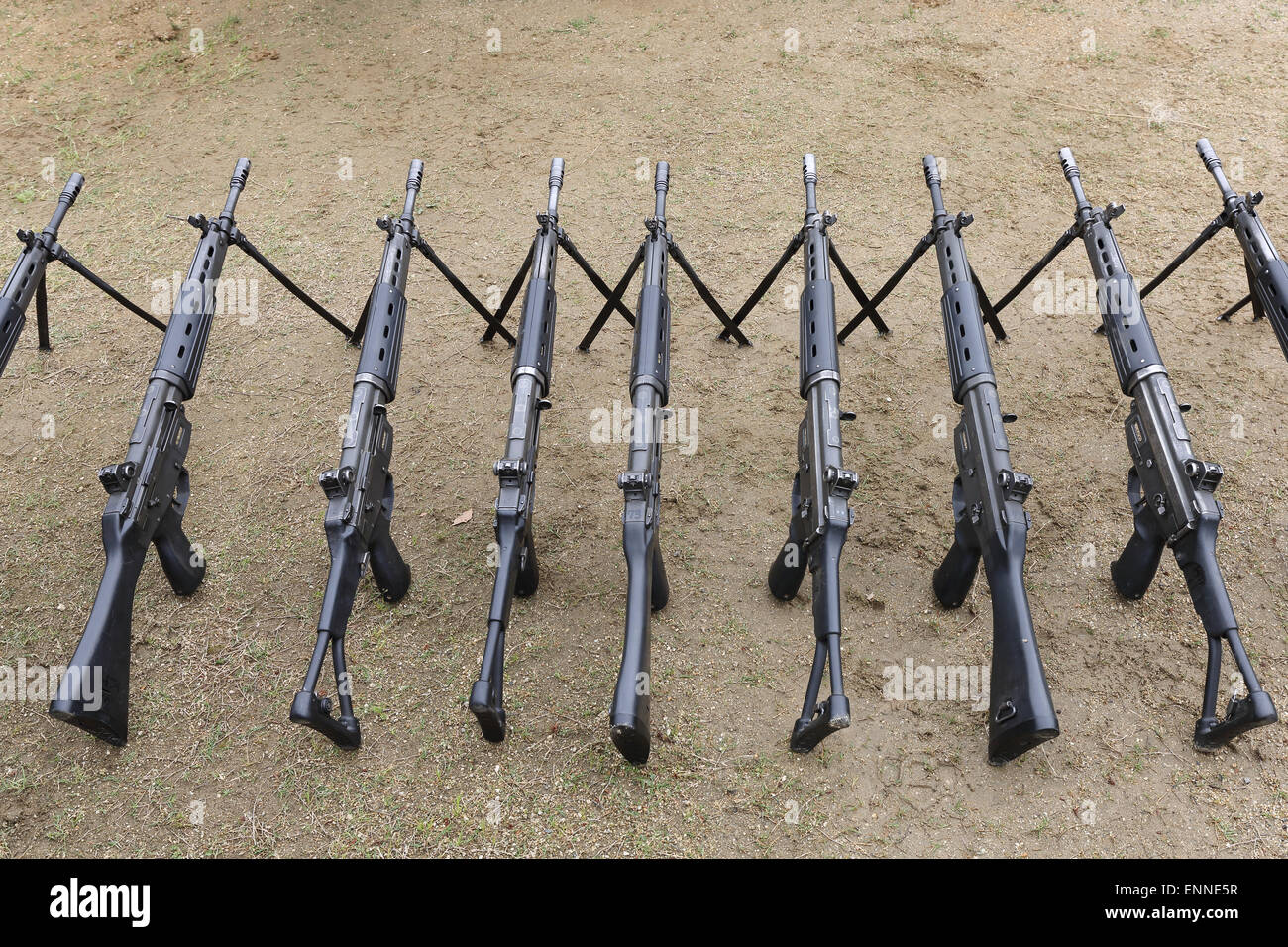 Japanese military rifle, Japan Self-Defense Forces Stock Photo - Alamy